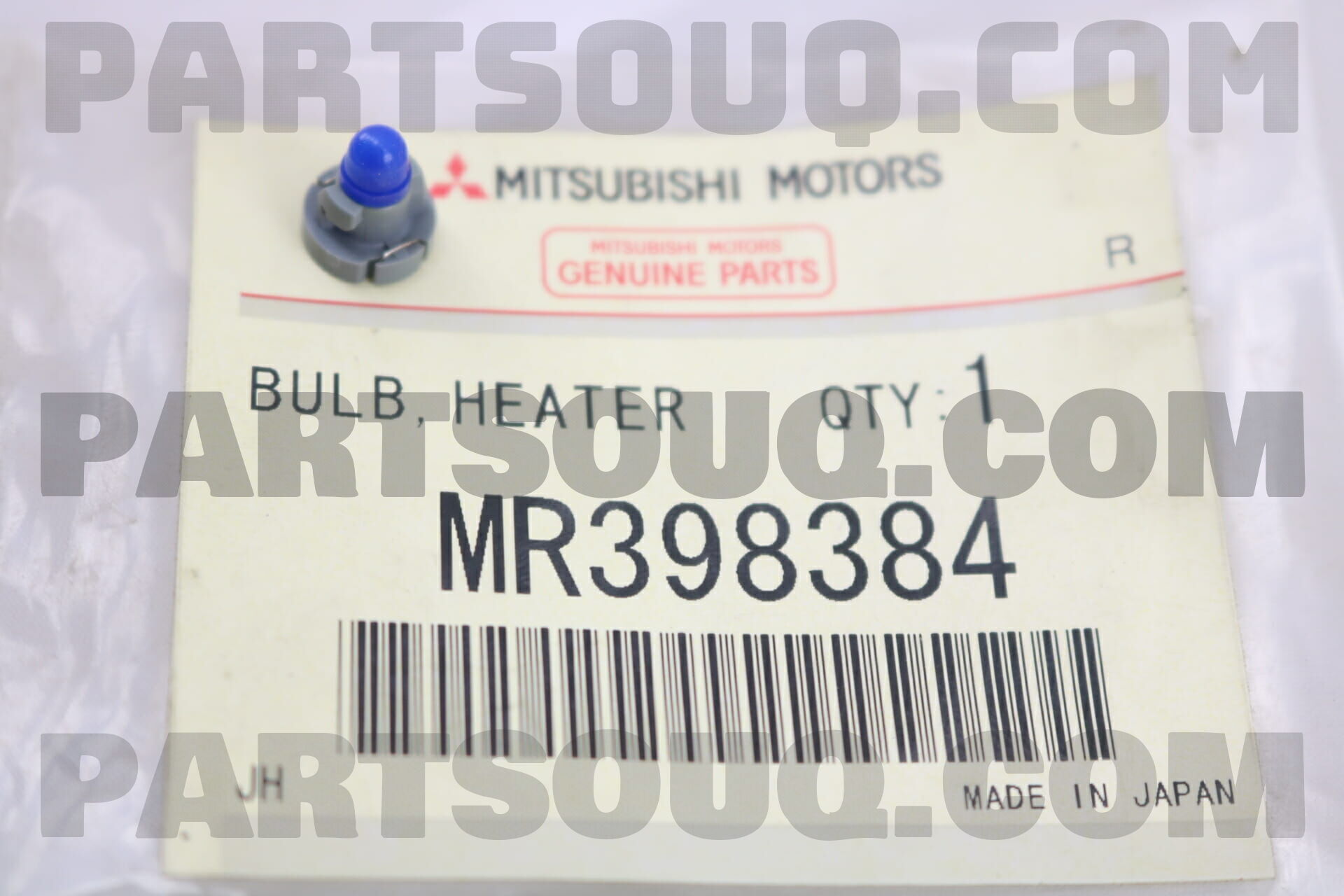 BULB,HEATER CONTROL EQUIP MR398384 | Mitsubishi Parts | PartSouq