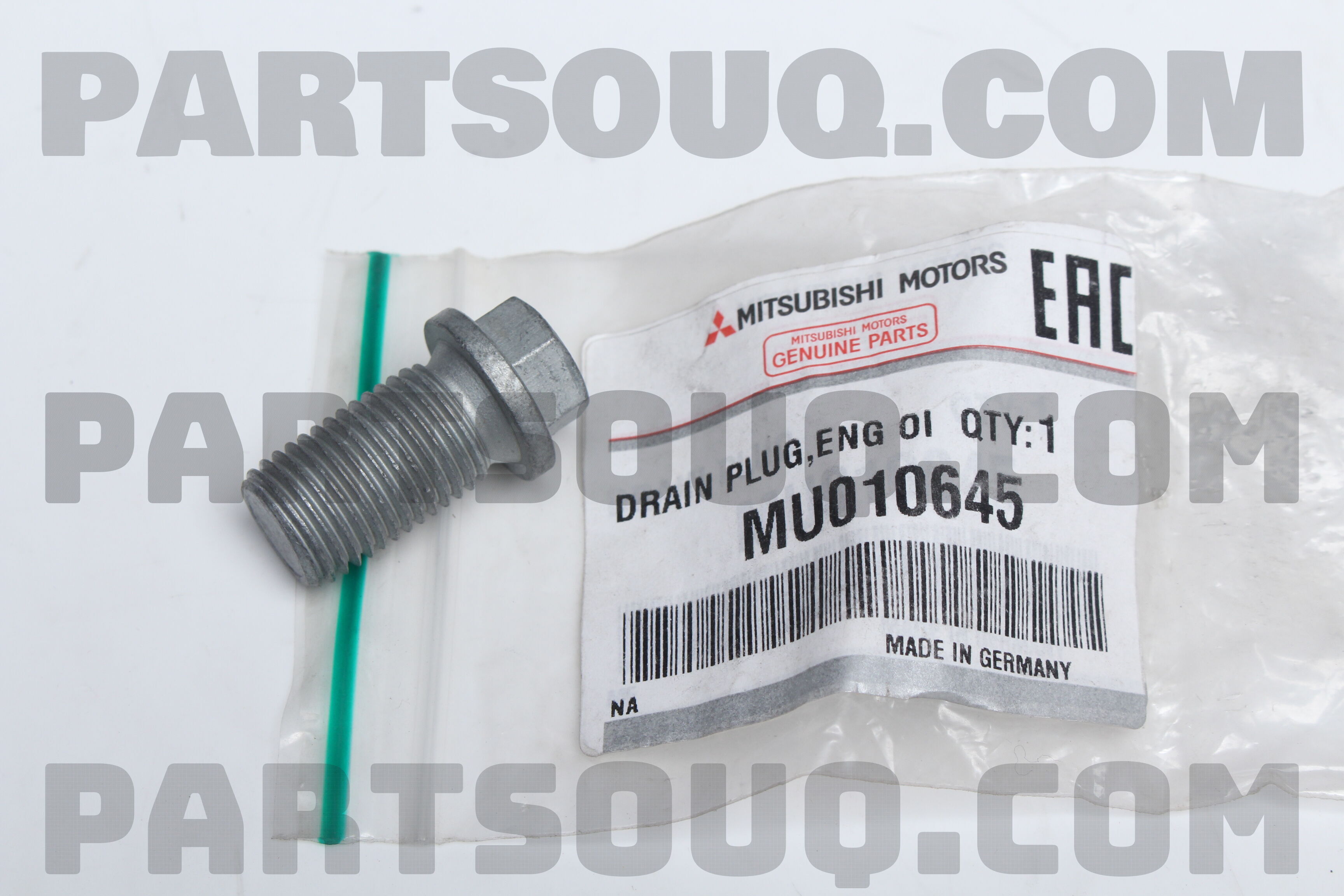 PLUG,ENG OIL PAN MU010645 | Mitsubishi Parts | PartSouq