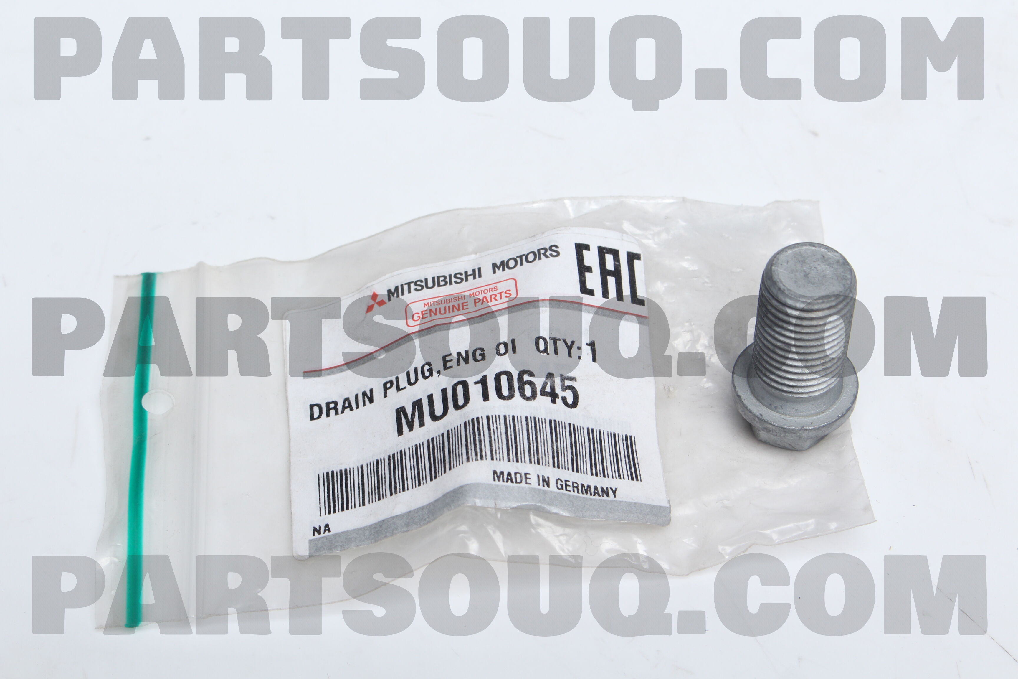 PLUG,ENG OIL PAN MU010645 | Mitsubishi Parts | PartSouq