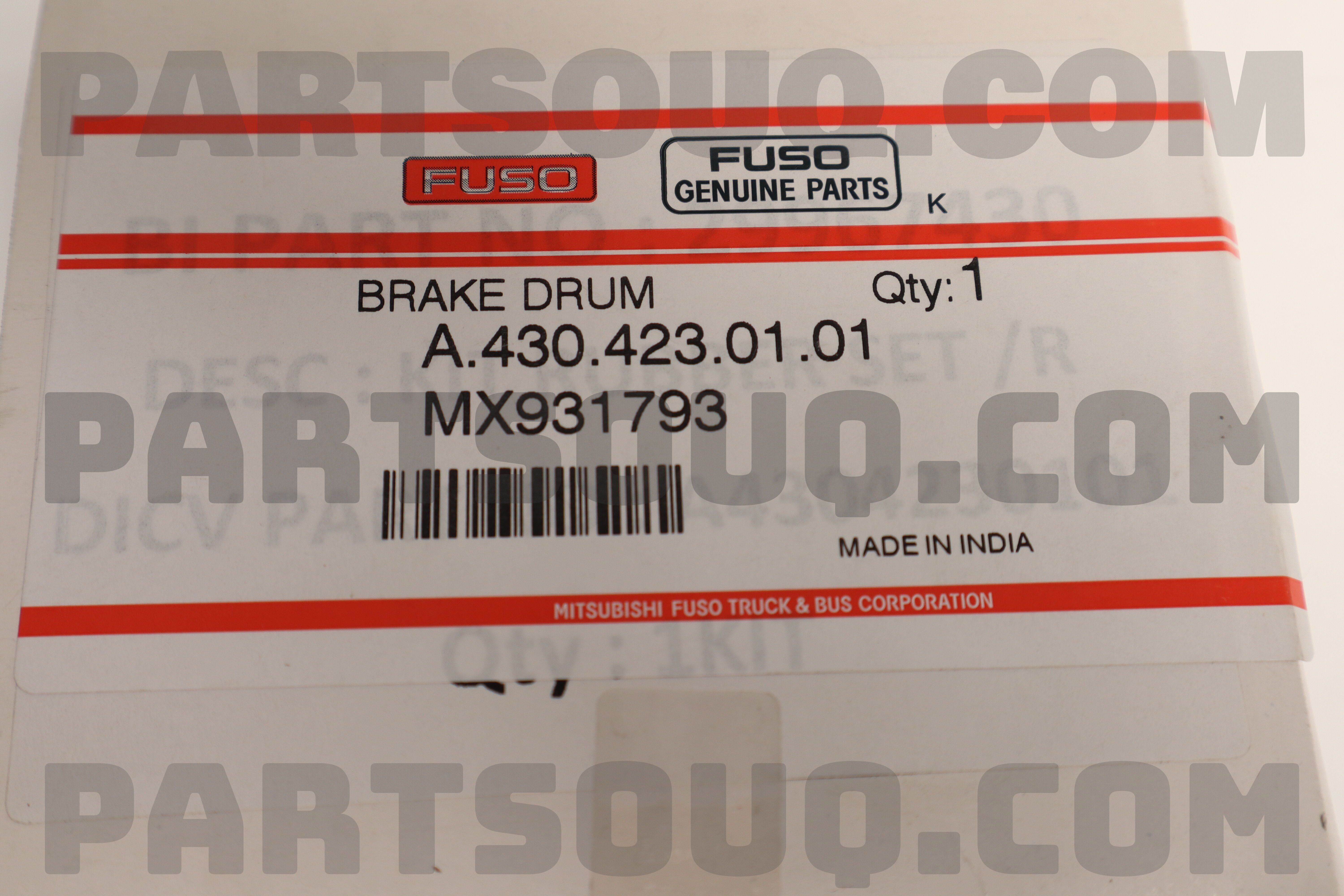 CUP & BOOT KIT,RR BR MX931793 | FUSO Parts | PartSouq