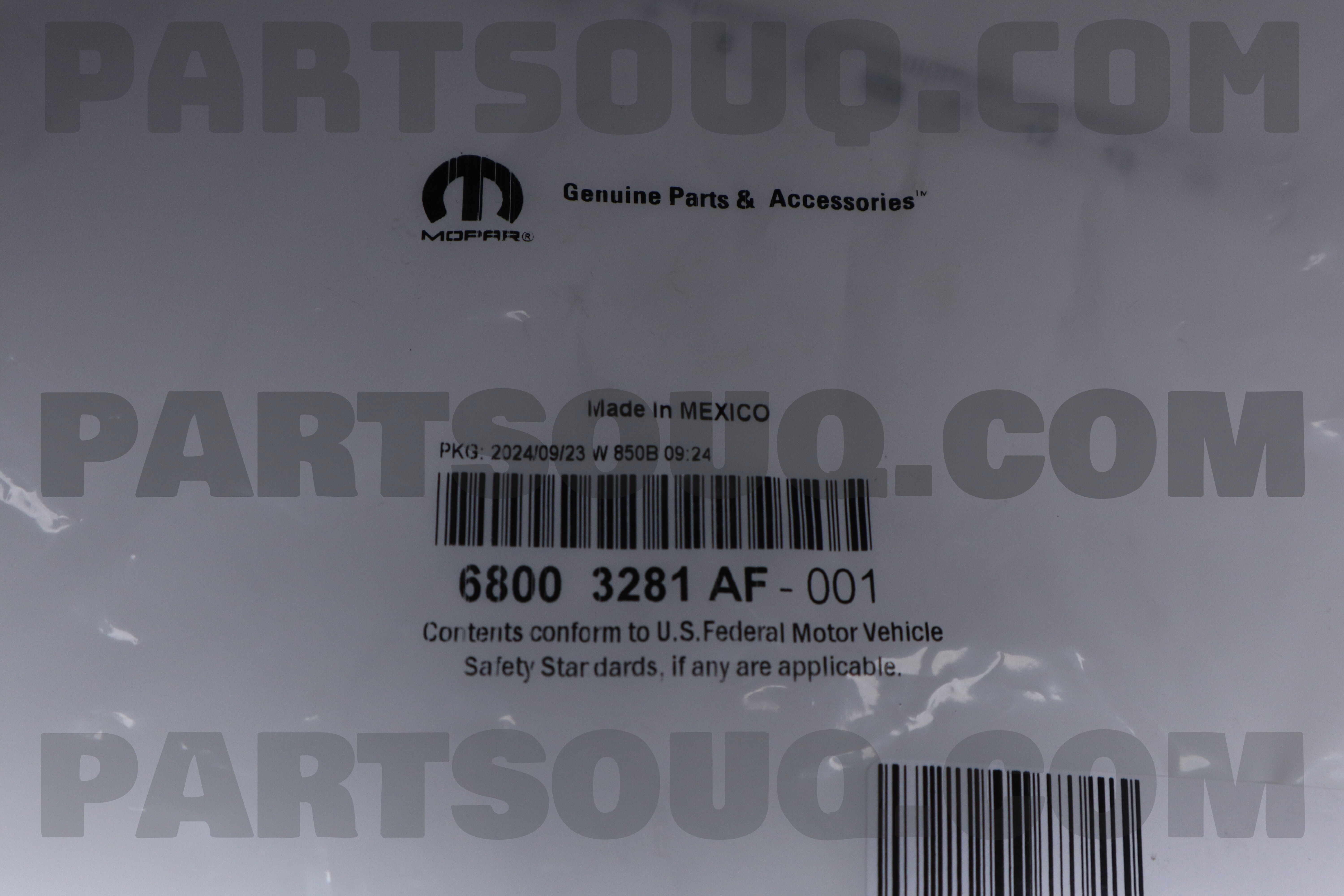 SENSOR WHEEL SPEED CHRYSLER 68003281AF | Mopar Parts | PartSouq