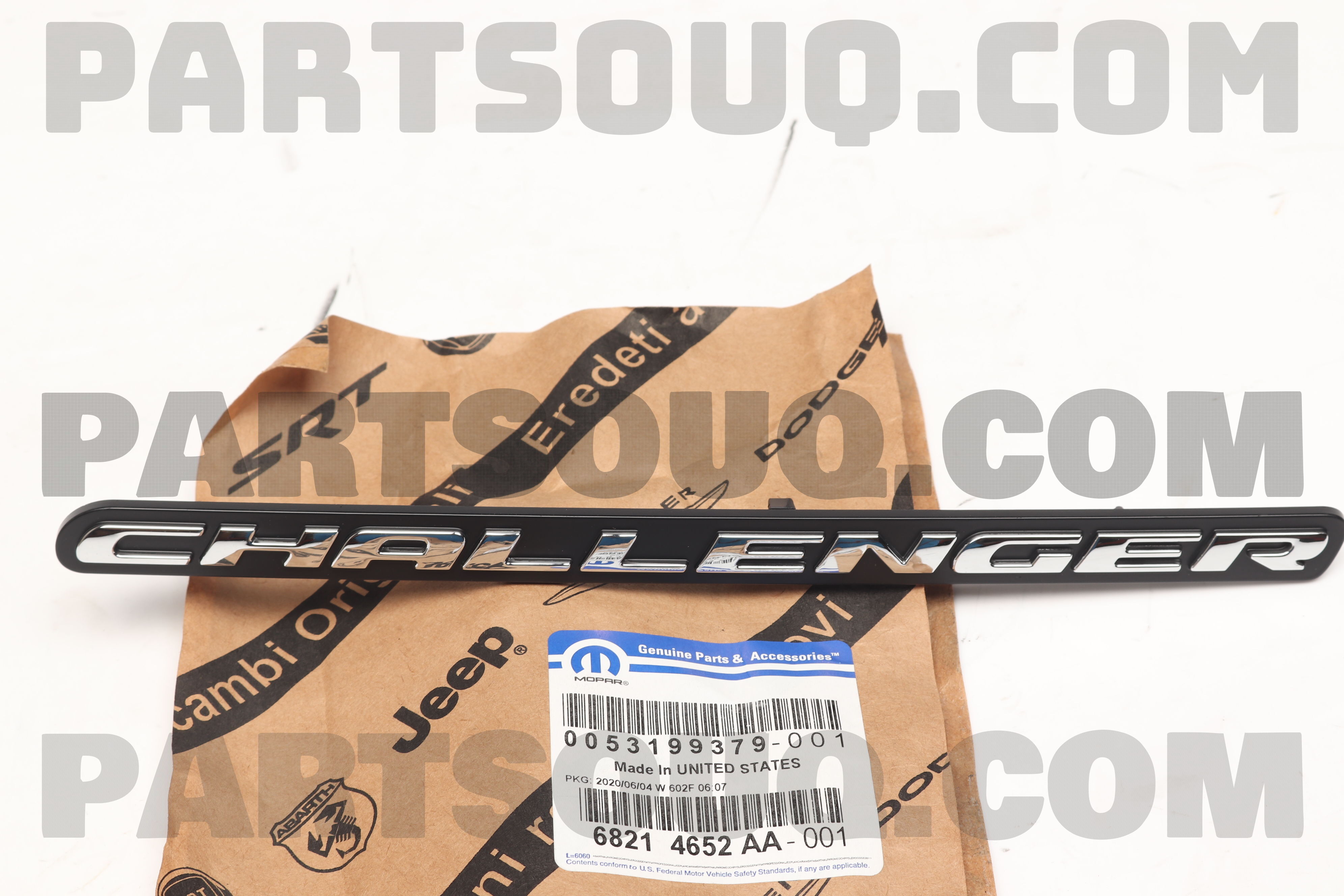 (F)NAMEPLATE CHALLENGER 68214652AA | Mopar Parts | PartSouq