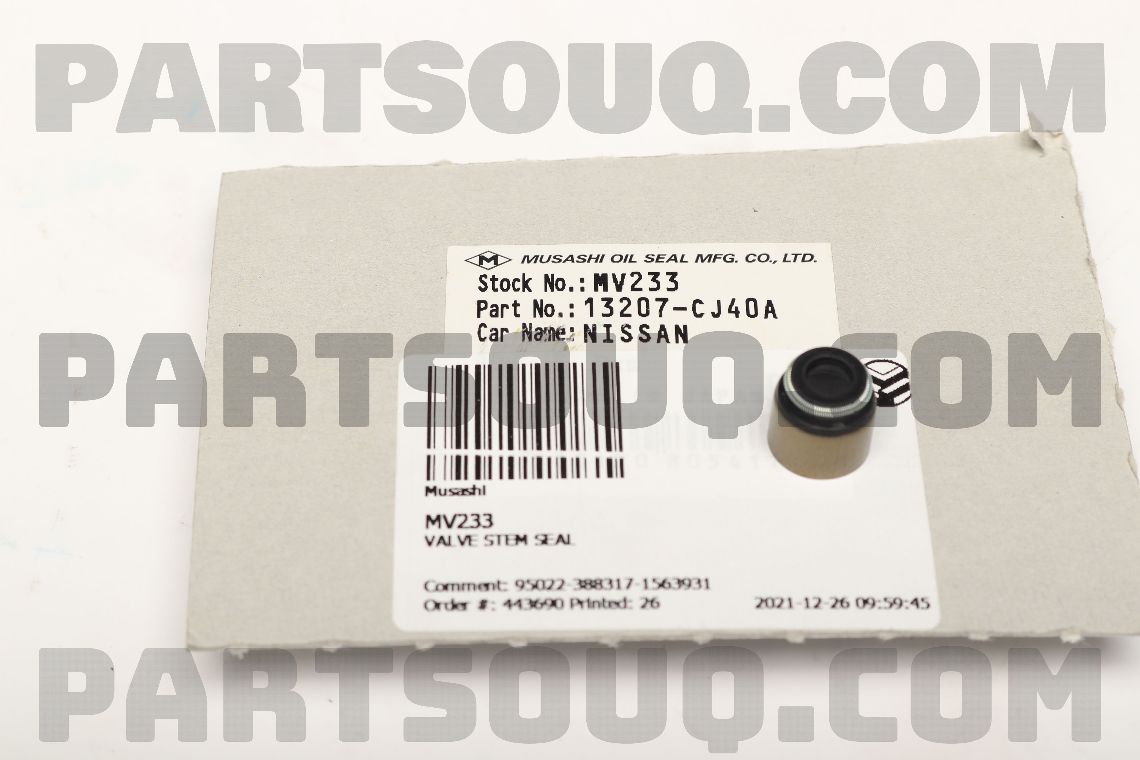 VALVE SEAL 13207CJ40A | HABASHI Parts | PartSouq