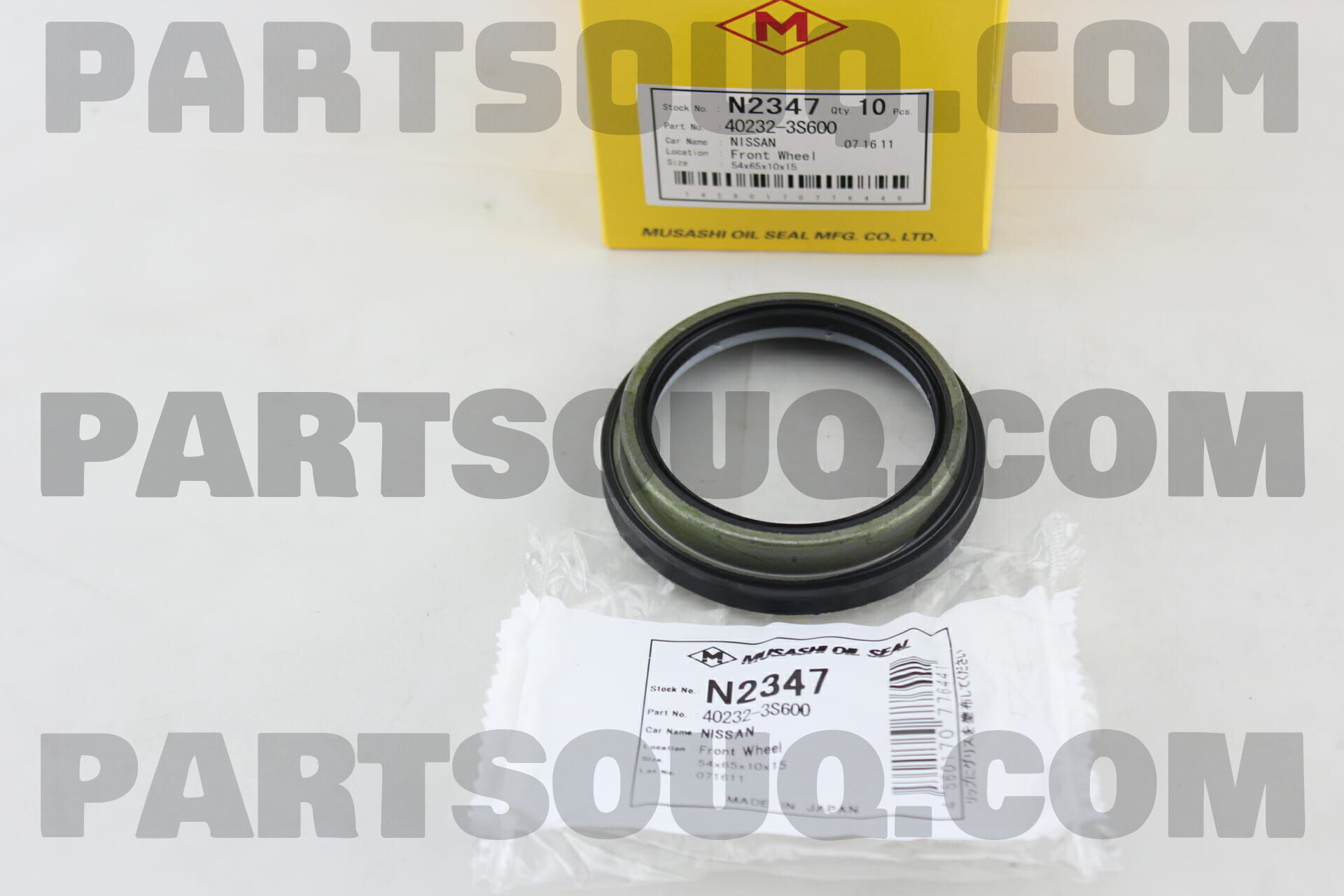 SEAL-GREASE,FRONT HUB 402323S601 | Nissan Parts | PartSouq