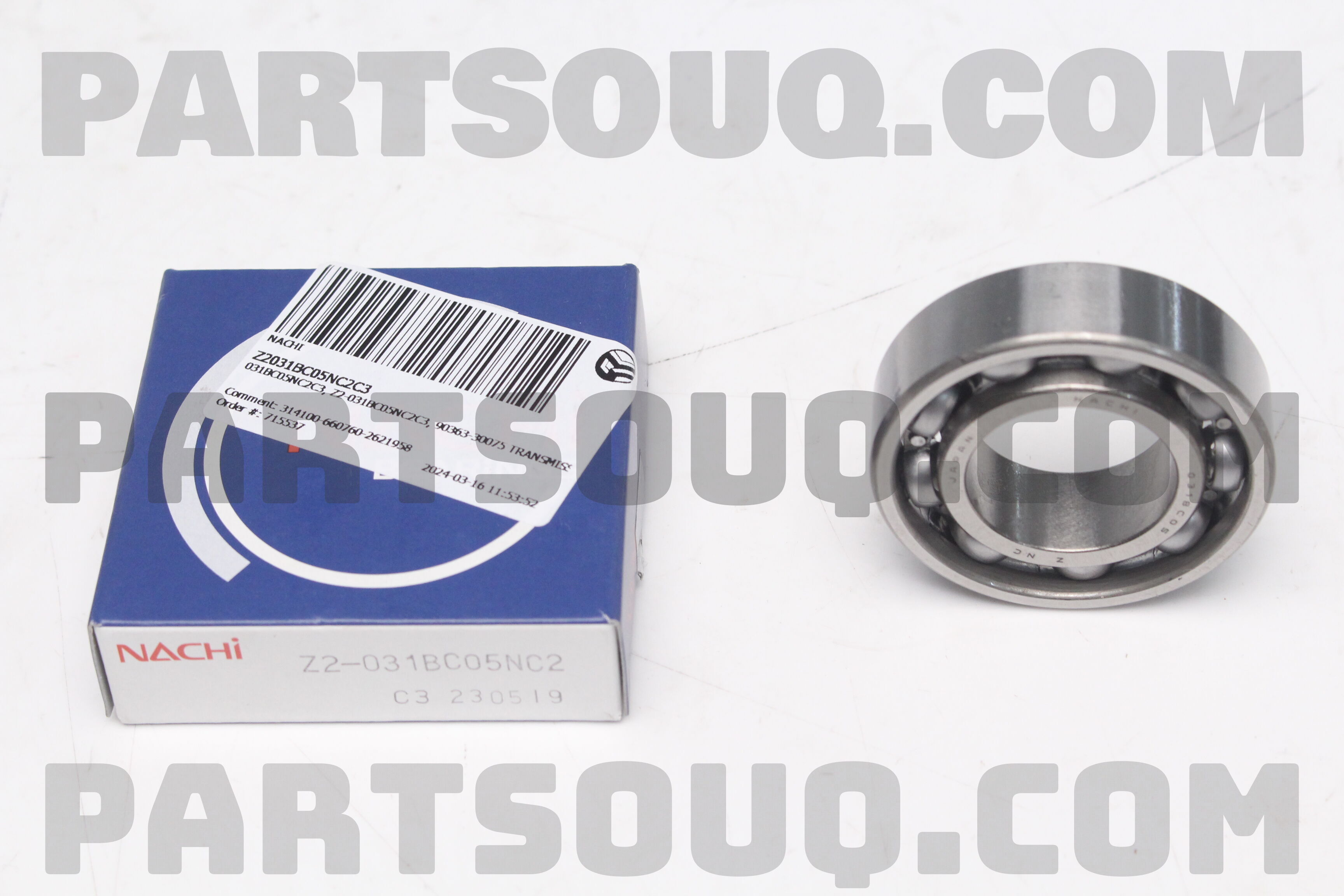 BEARING (FOR OUTPUT SHAFT REAR) 9036330075 | Toyota Parts | PartSouq