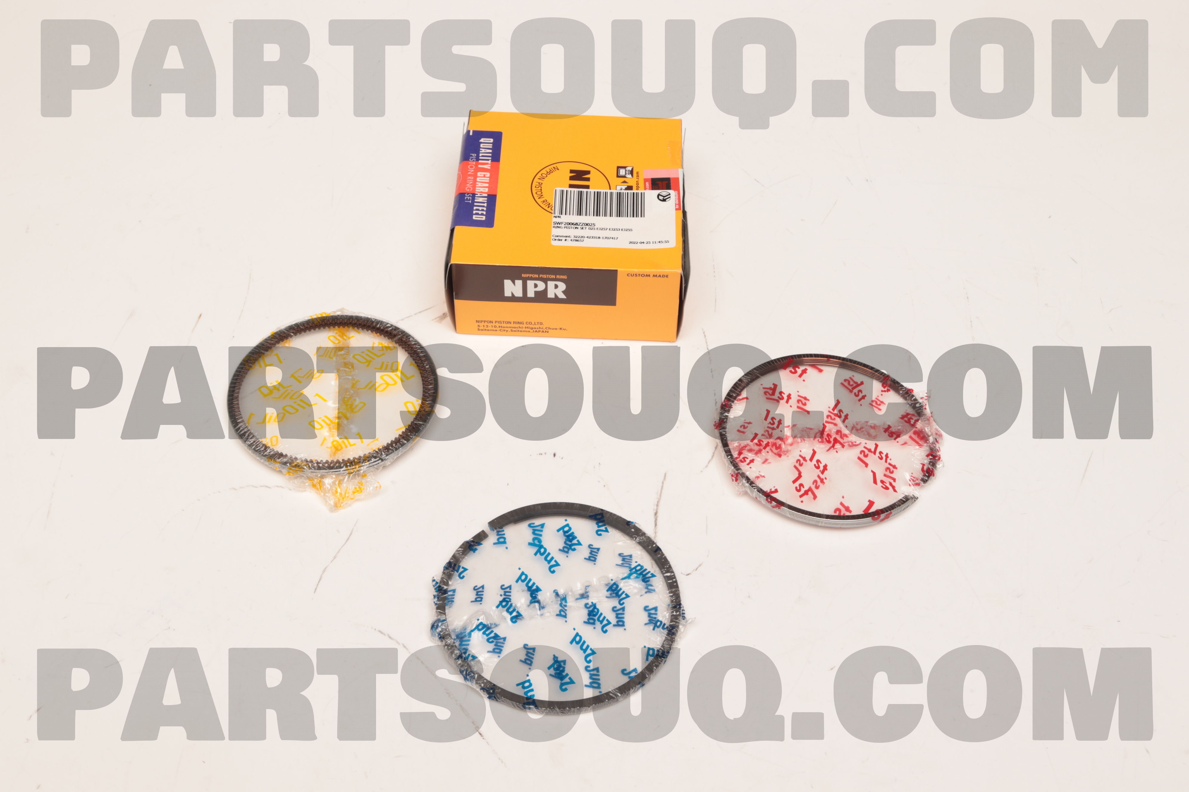RING SET-PISTON 12033AB340 | Subaru Parts | PartSouq