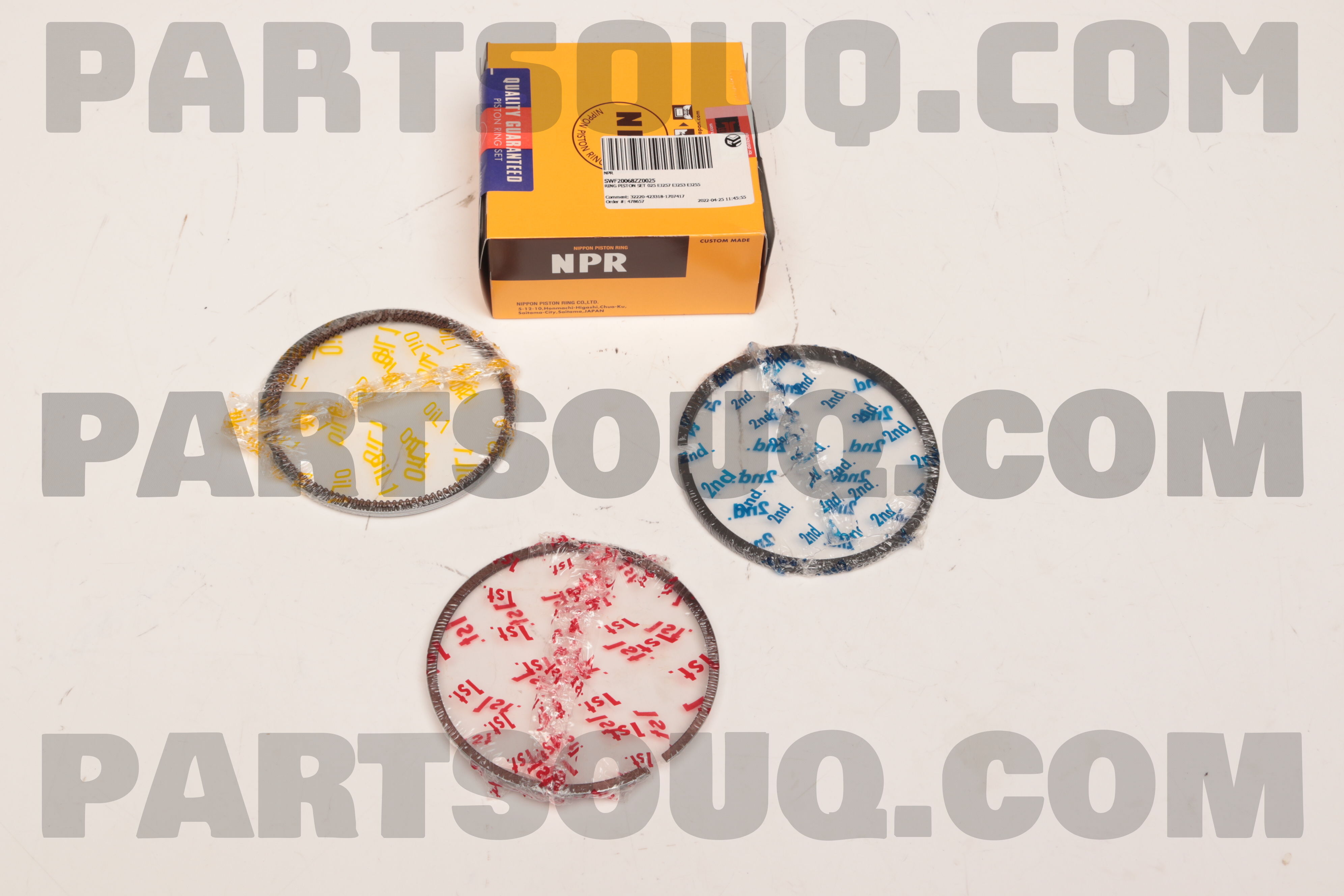 RING SET-PISTON 12033AB340 | Subaru Parts | PartSouq