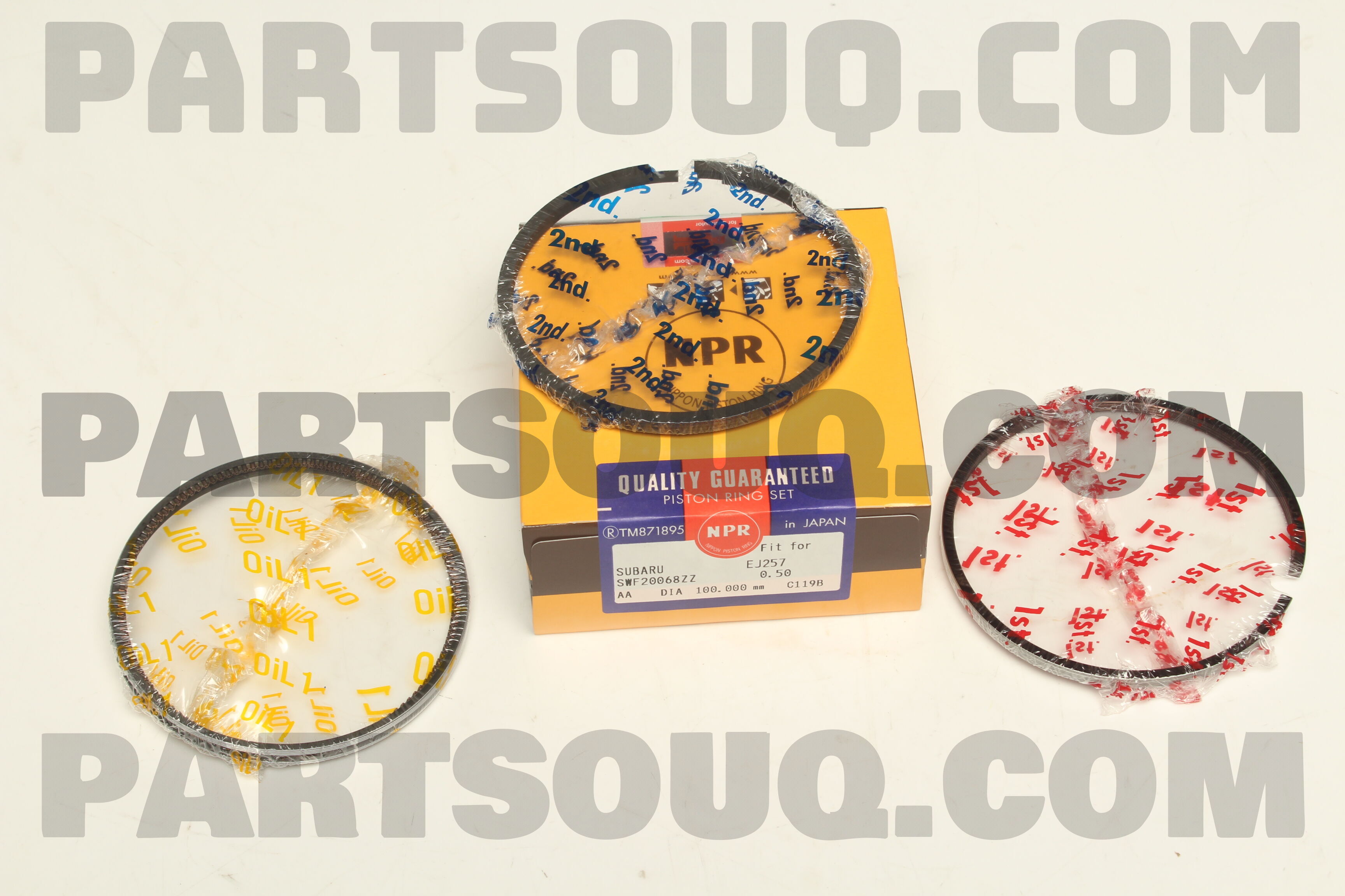 RING SET-PISTON 12033AB340 | Subaru Parts | PartSouq
