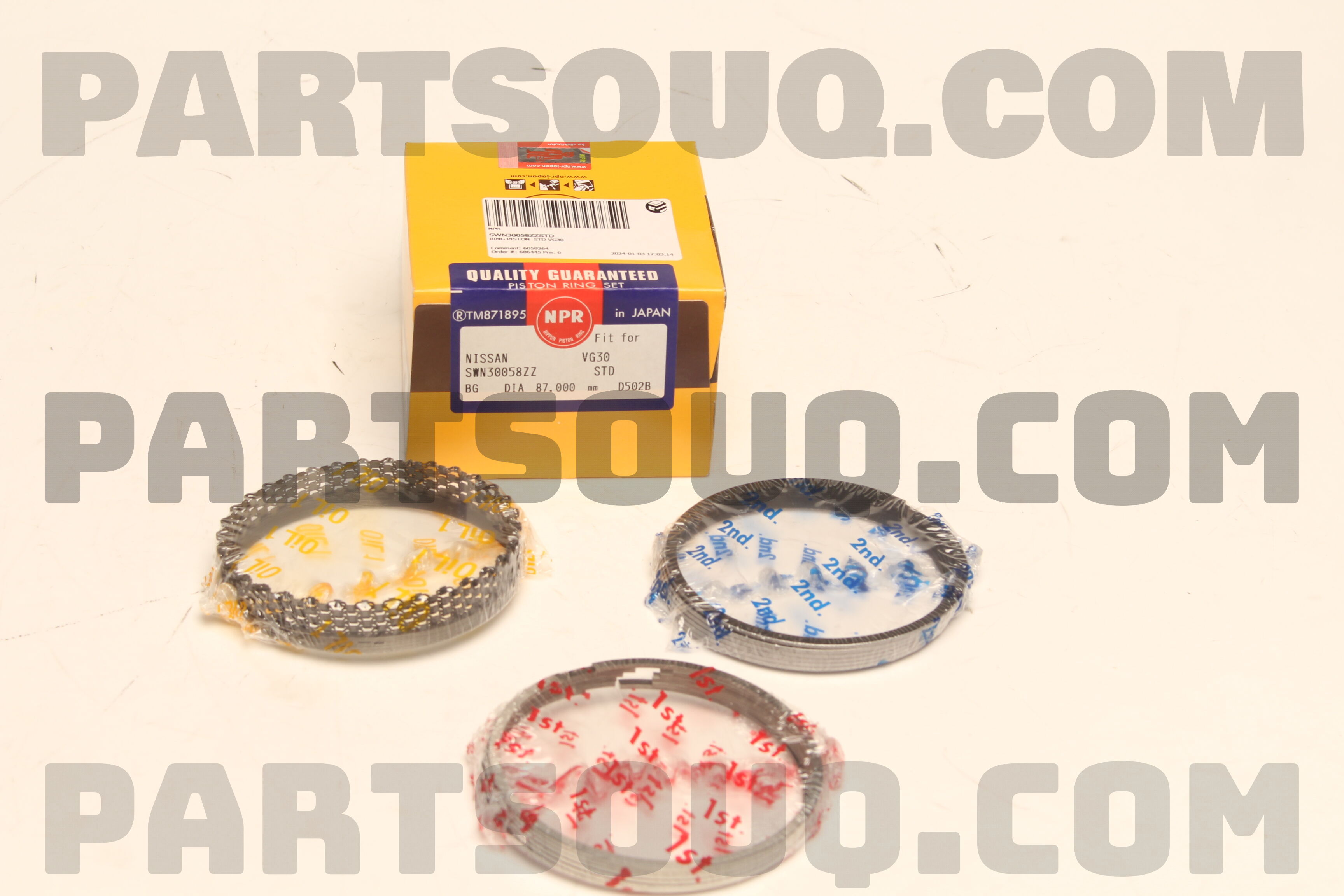 PISTON RING STD SWN30058STD | NPR Parts | PartSouq