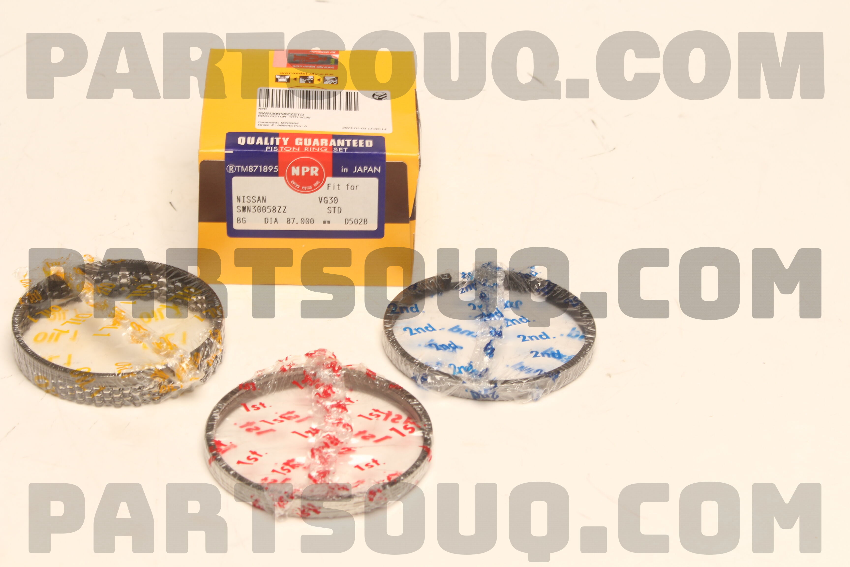 PISTON RING STD SWN30058STD | NPR Parts | PartSouq