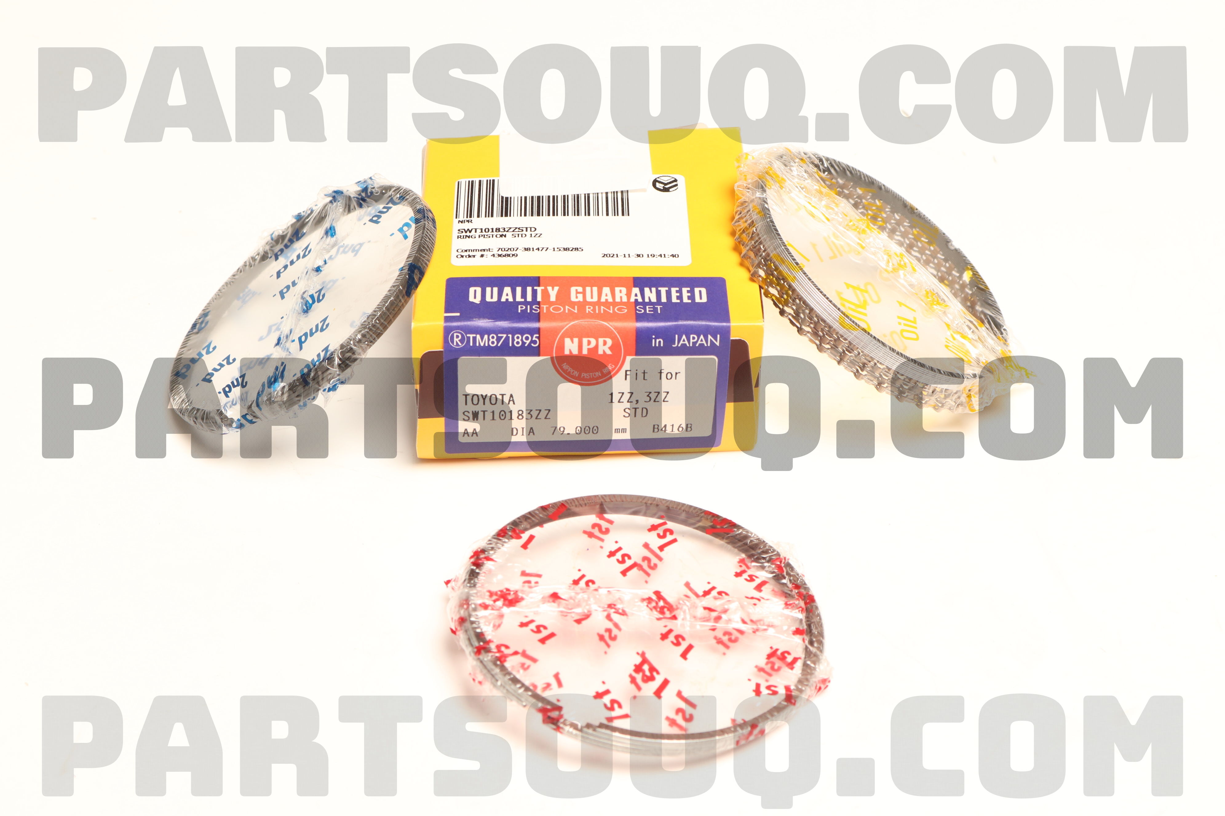RING PISTON STD 1ZZ SWT10183STD | NPR Parts | PartSouq