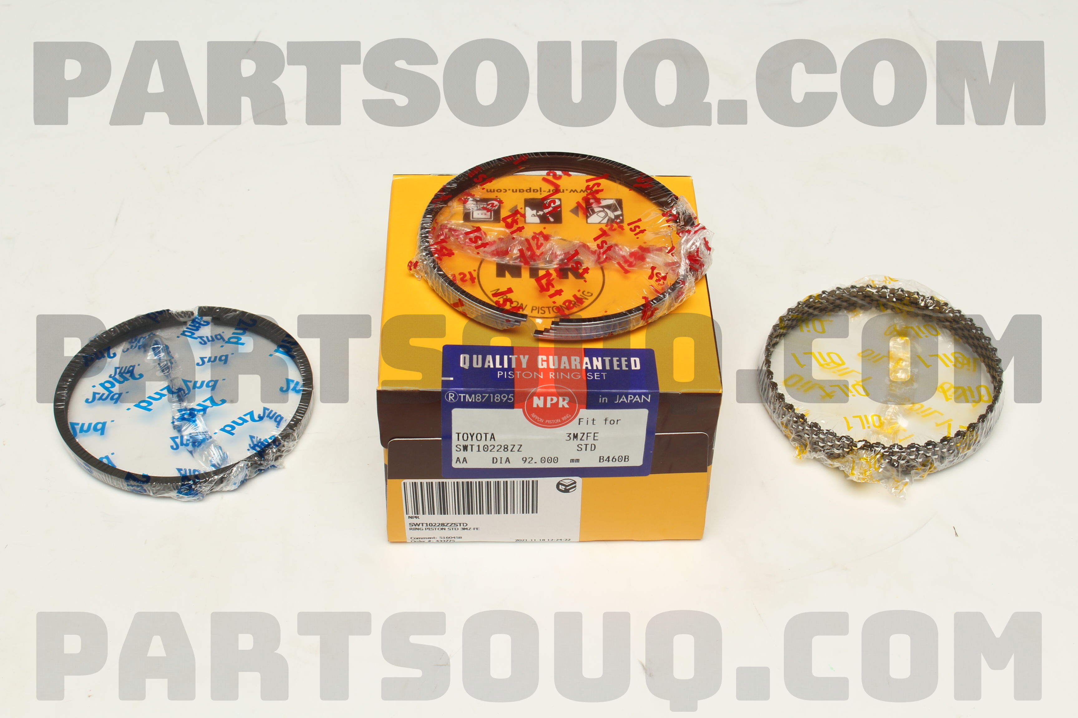 RING PISTON STD 3MZ-FE SWT10228ZZSTD | NPR Parts | PartSouq