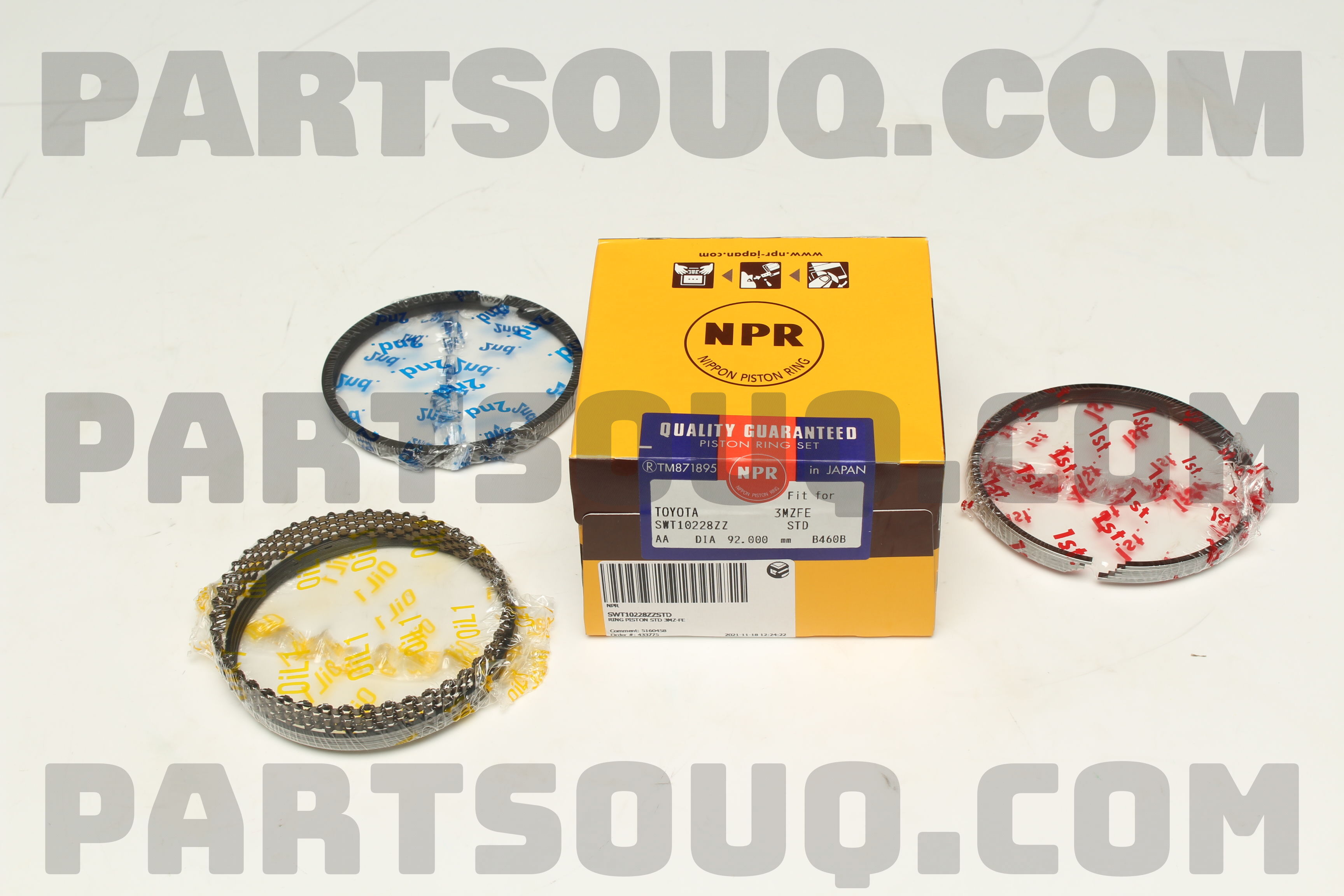 RING PISTON STD 3MZ-FE SWT10228ZZSTD | NPR Parts | PartSouq