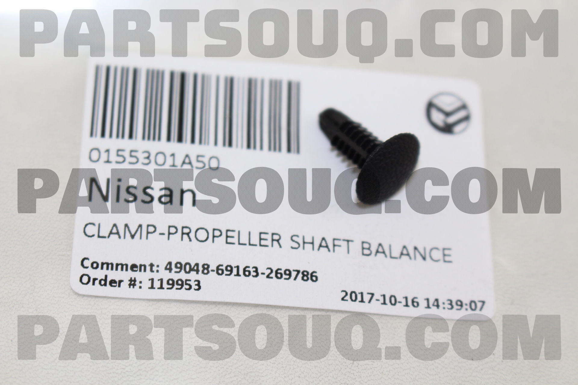 CLAMP-PROPELLER SHAFT BALANCE 0155301A50 | Nissan Parts | PartSouq