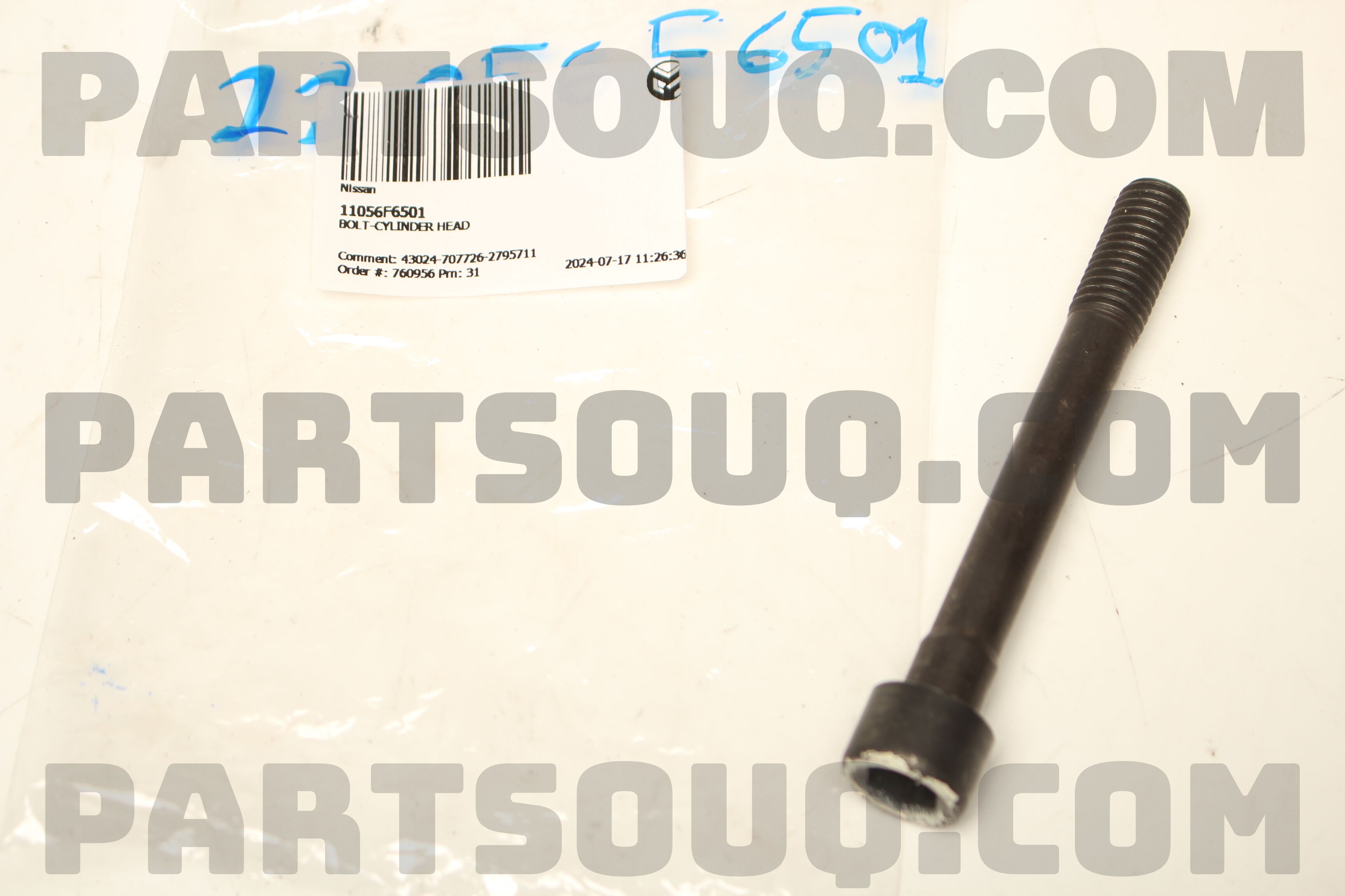 BOLT-CYLINDER HEAD 11056F6501 | Nissan Parts | PartSouq