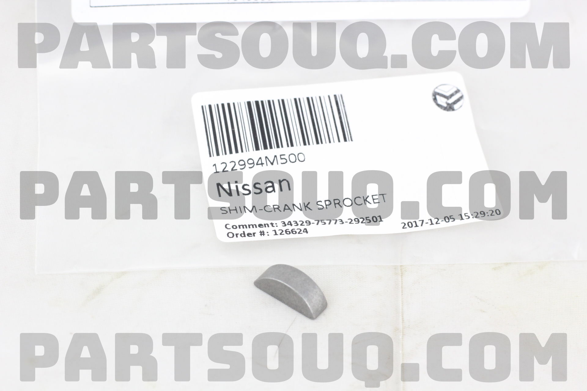SHIM-CRANK SPROCKET 122994M500 | Nissan Parts | PartSouq