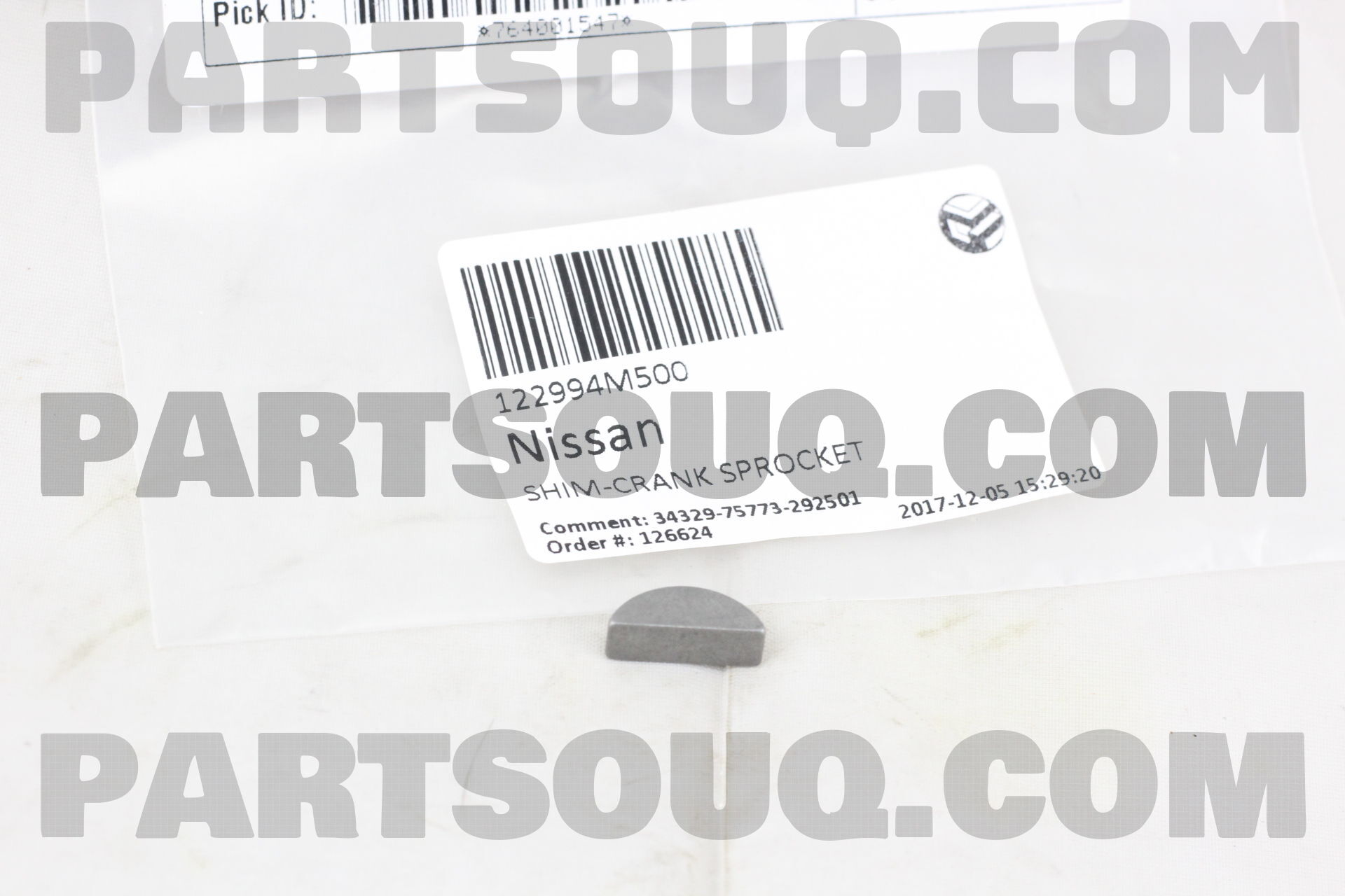 SHIM-CRANK SPROCKET 122994M500 | Nissan Parts | PartSouq