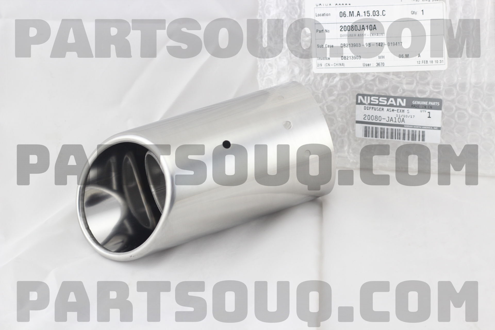 DIFFUSER ASSY-EXHAUST 20080JA10A | Nissan Parts | PartSouq