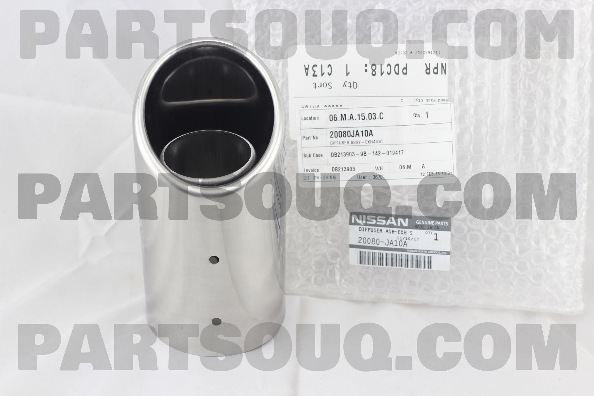 DIFFUSER ASSY-EXHAUST 20080JA10A | Nissan Parts | PartSouq