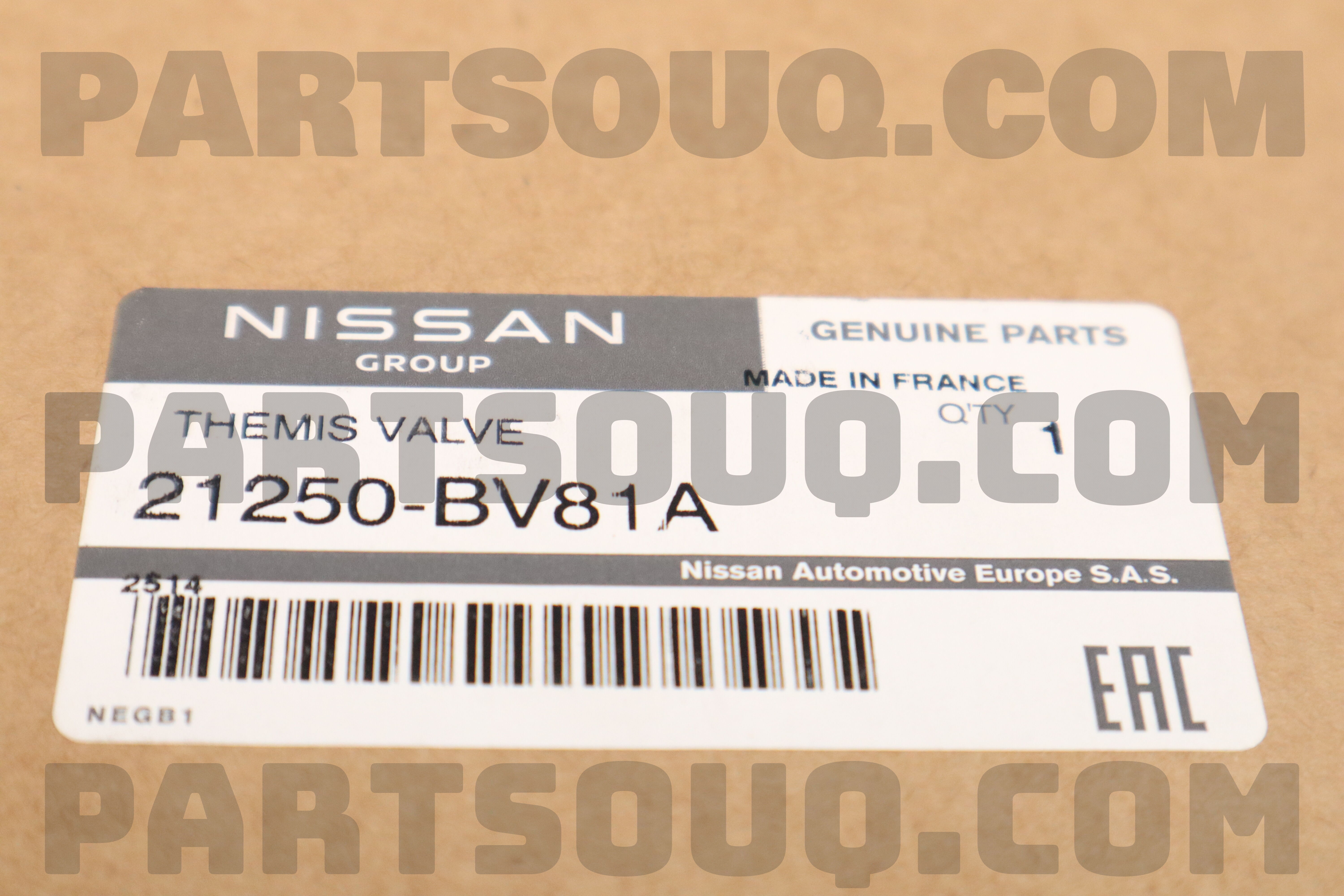 VALVE-MULTI,WATER CONT 21250BV81A | Nissan Parts | PartSouq