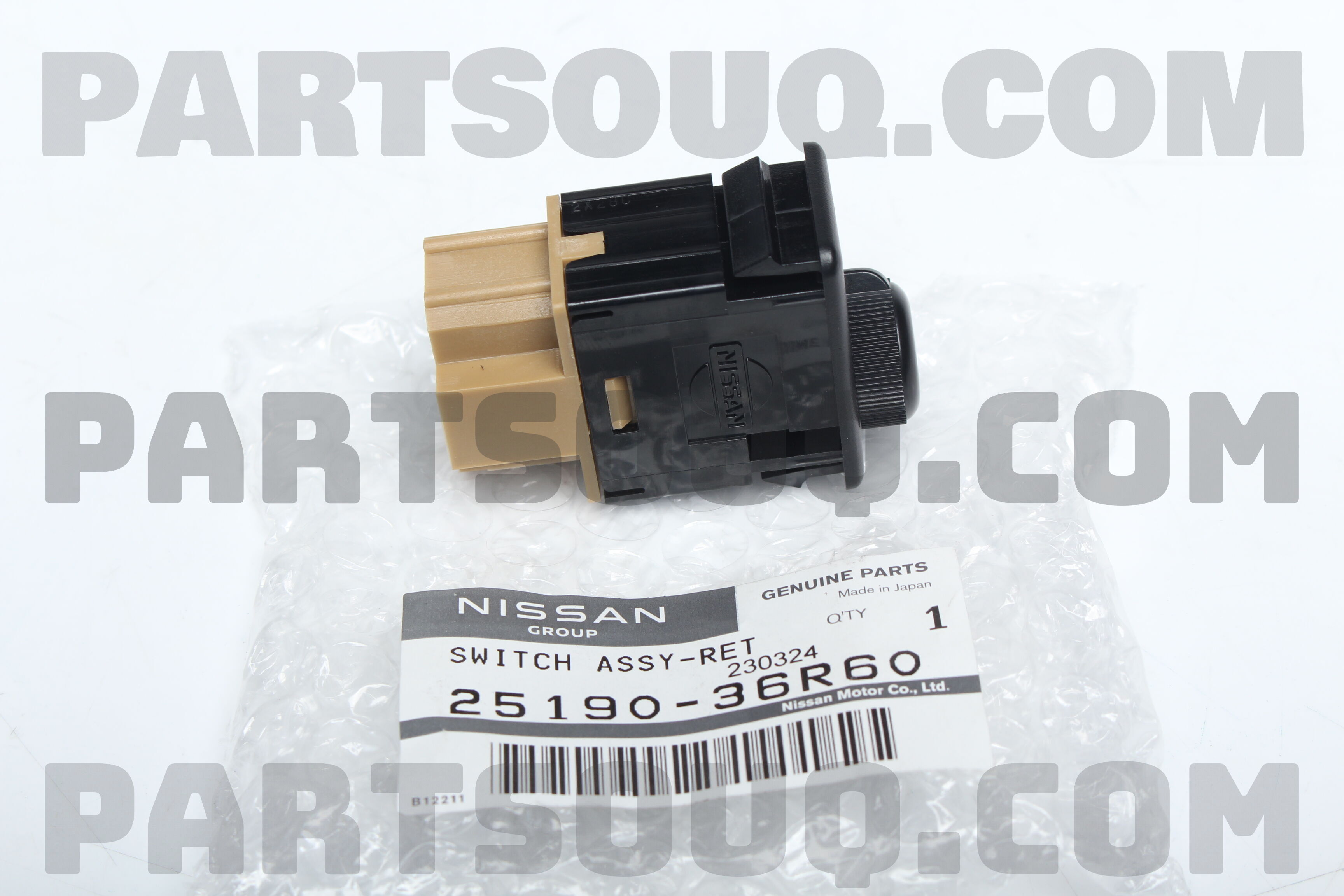 SWITCH ASSY-HEAD LAMP 2519036R60 | Nissan Parts | PartSouq