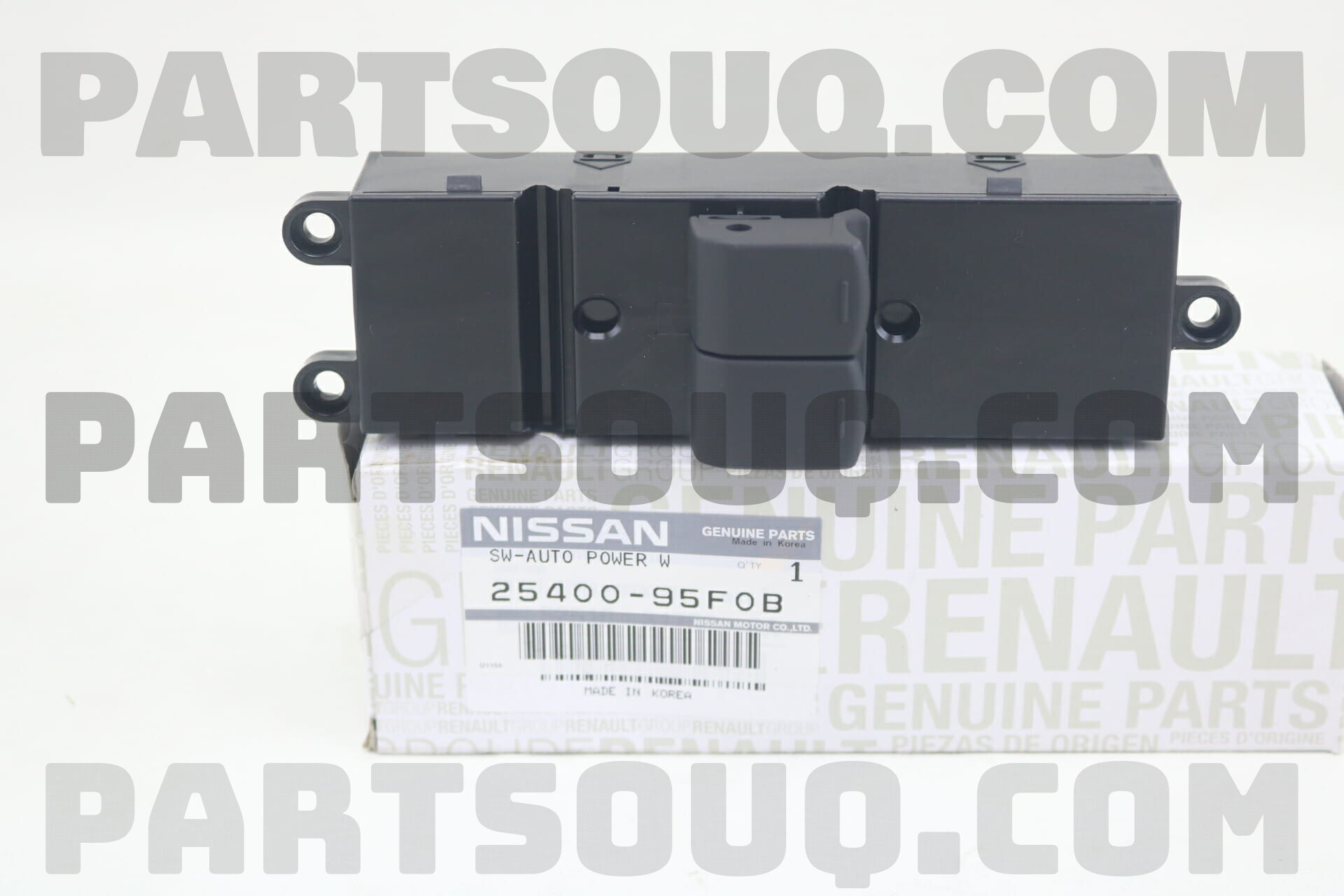 SWITCH ASSY-POWER WINDOW,MAIN 2540095F0B | Nissan Parts | PartSouq