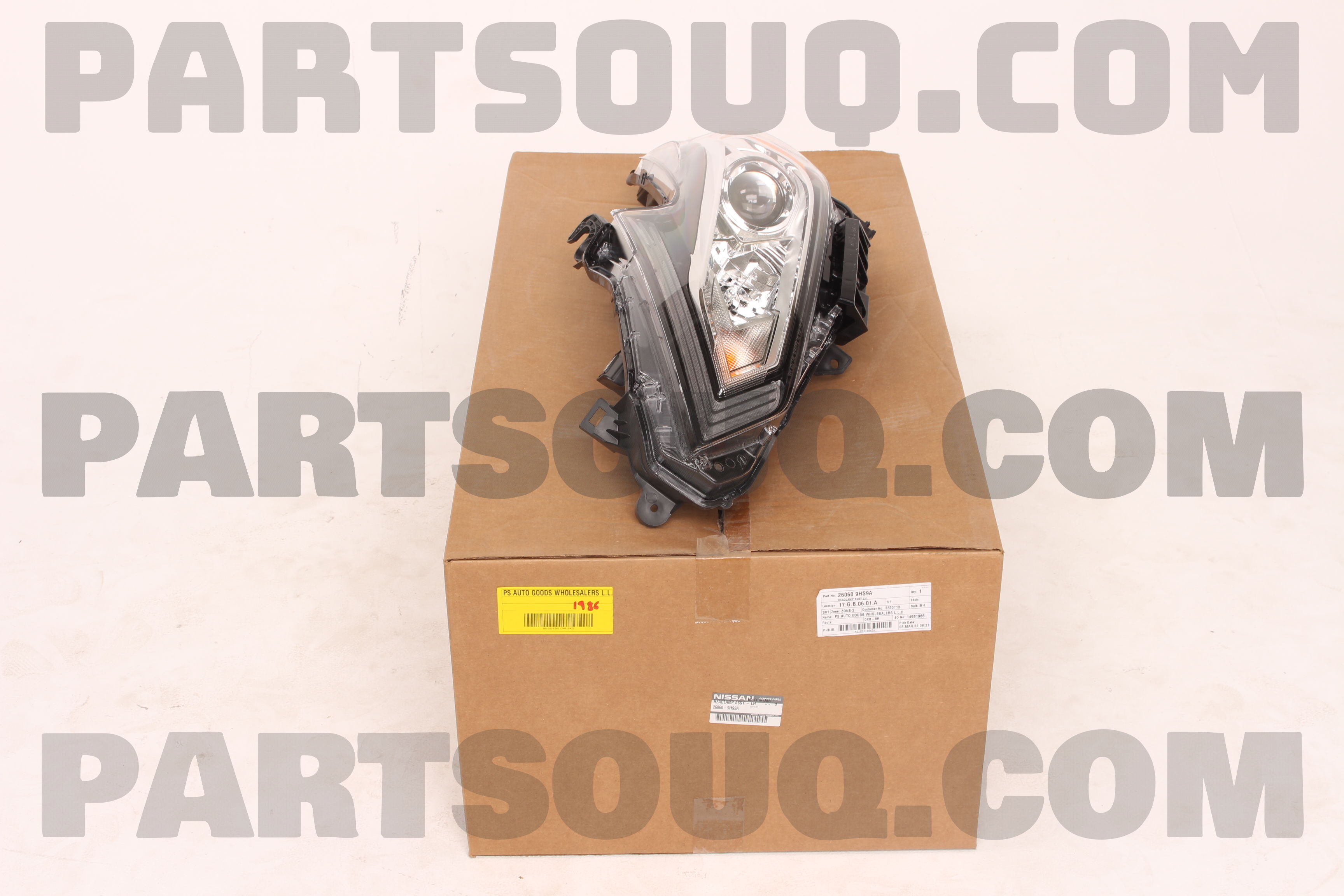 HEADLAMP ASSY LH 260609HS9A | Nissan Parts | PartSouq