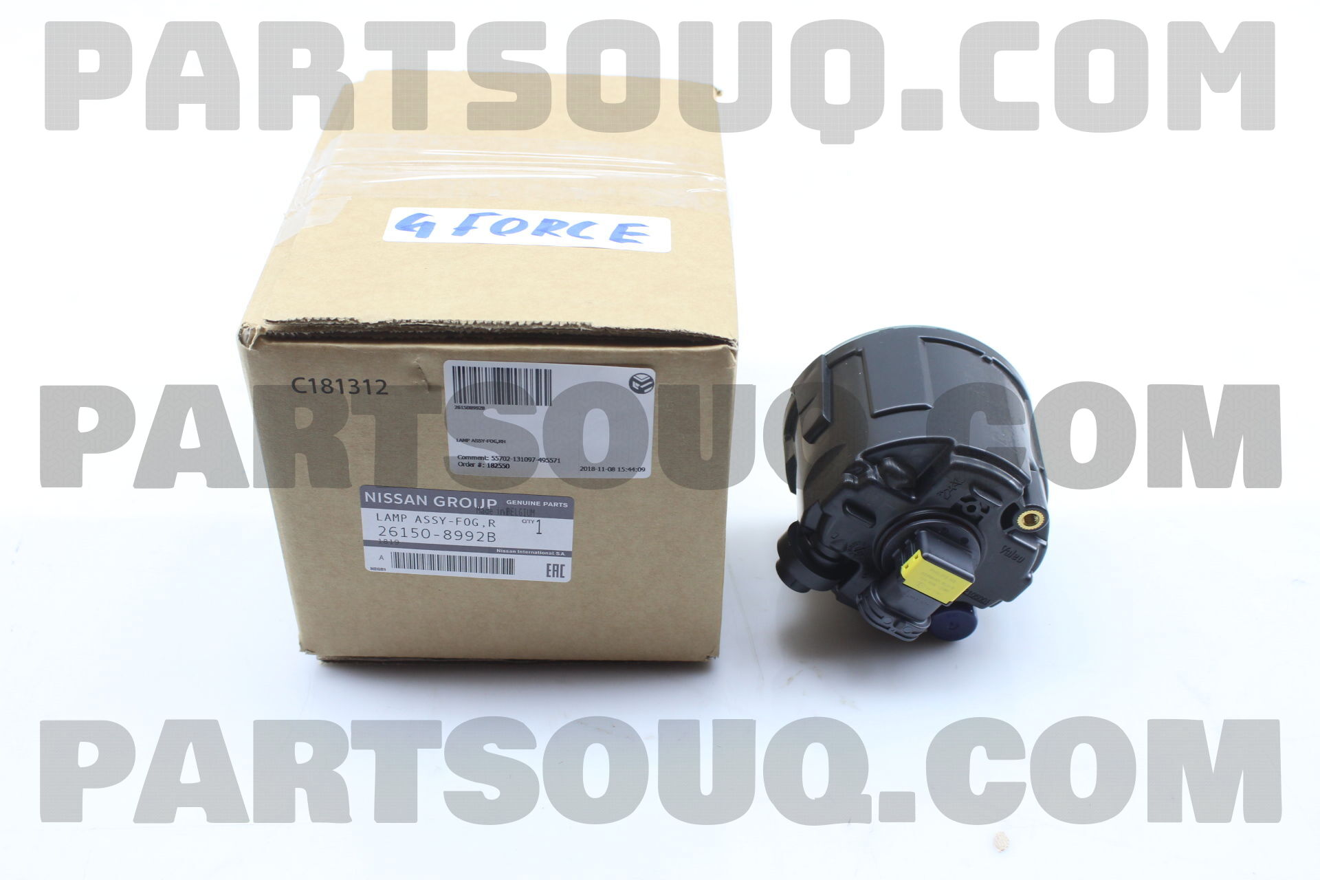 LAMP ASSY-FOG,RH 261508990B | Nissan Parts | PartSouq
