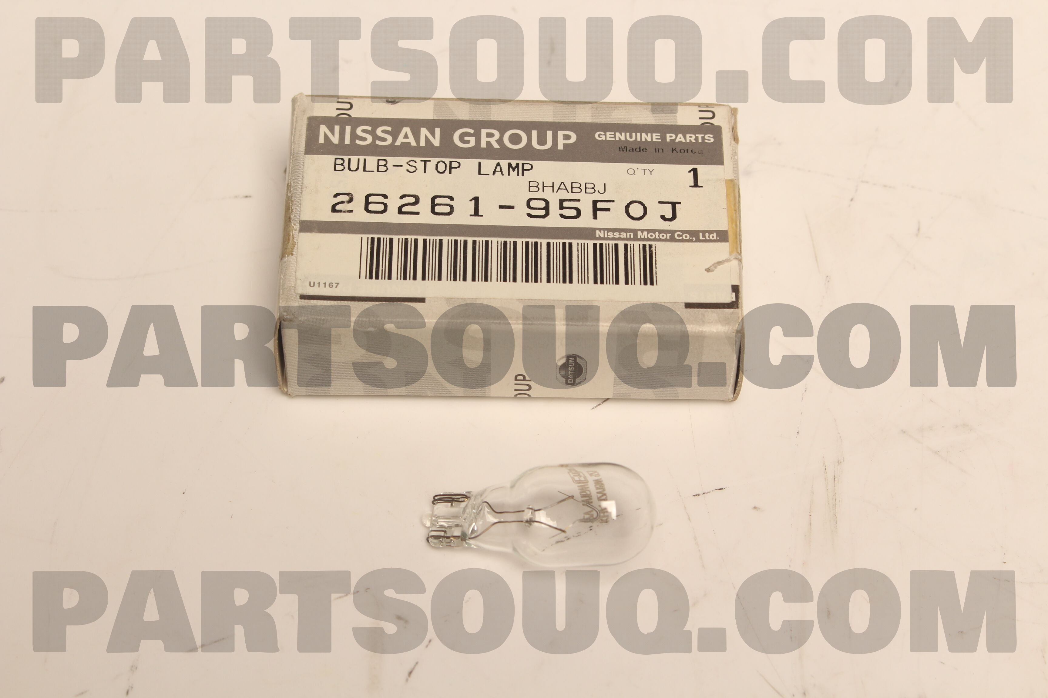 BULB-STOP LAMP 2626195F0J | Nissan Parts | PartSouq