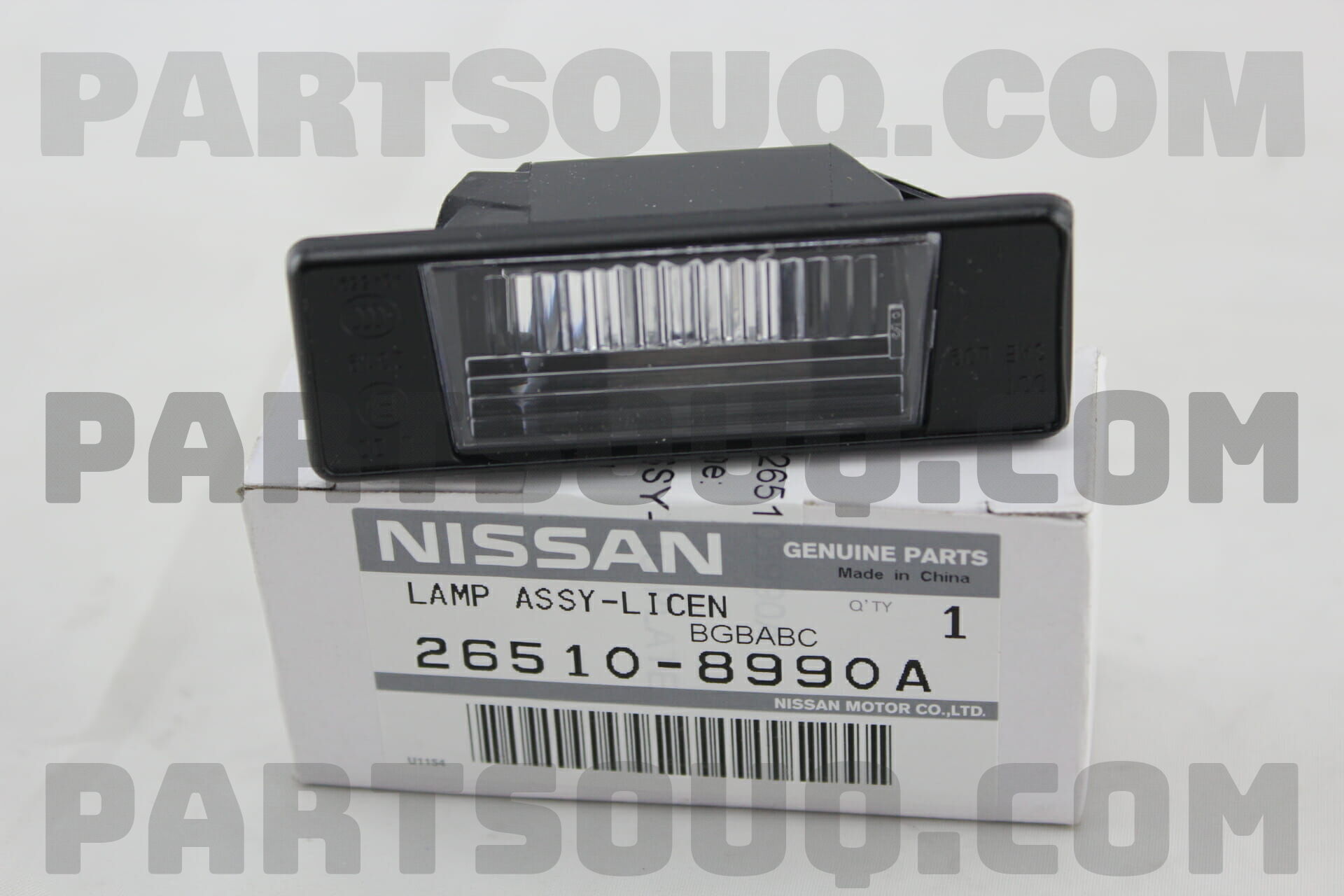 LAMP ASSY-LICENCE PLATE 265108990A | Nissan Parts | PartSouq