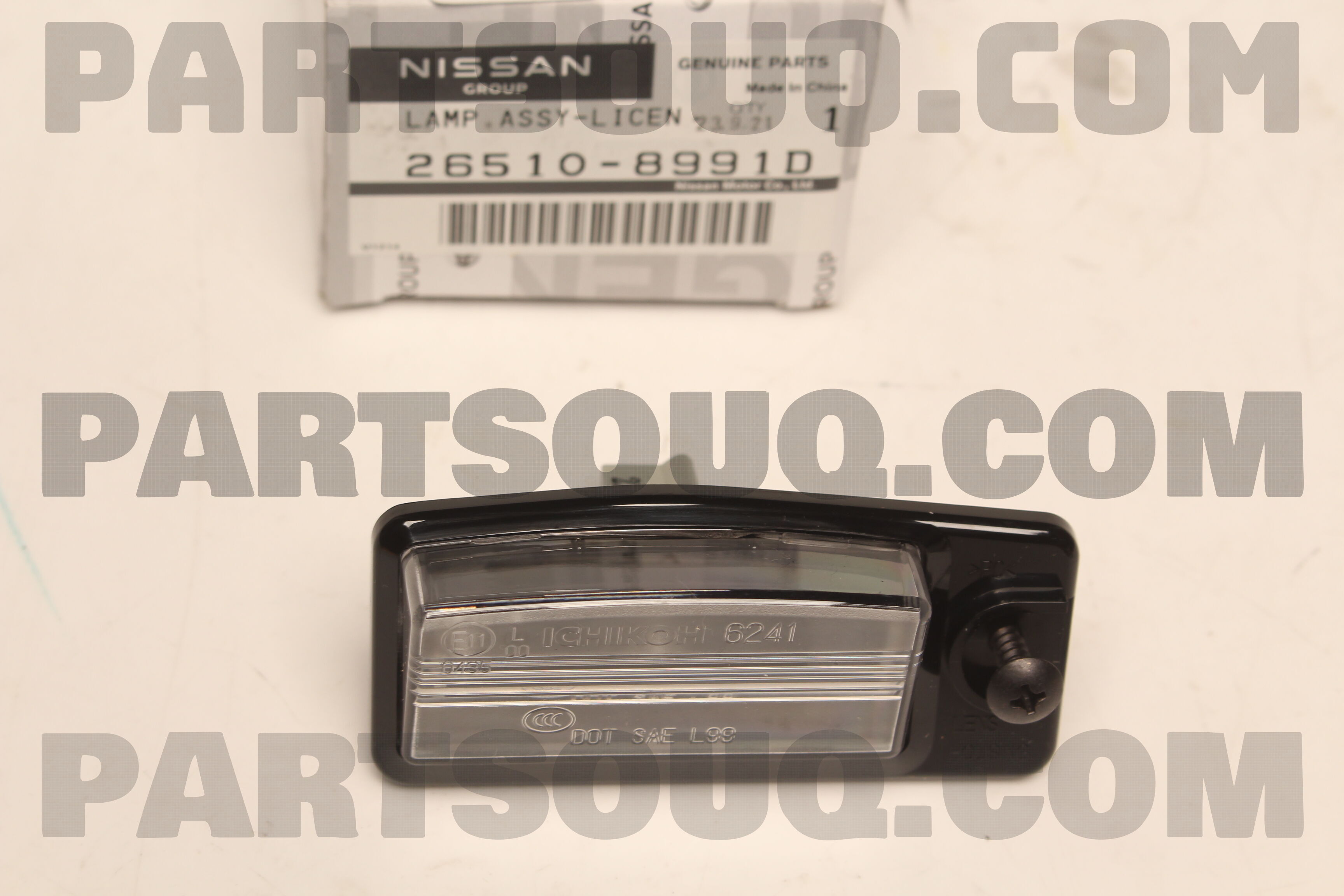 LICENSE PLATE LAMP ASSY 265108991D | Nissan Parts | PartSouq