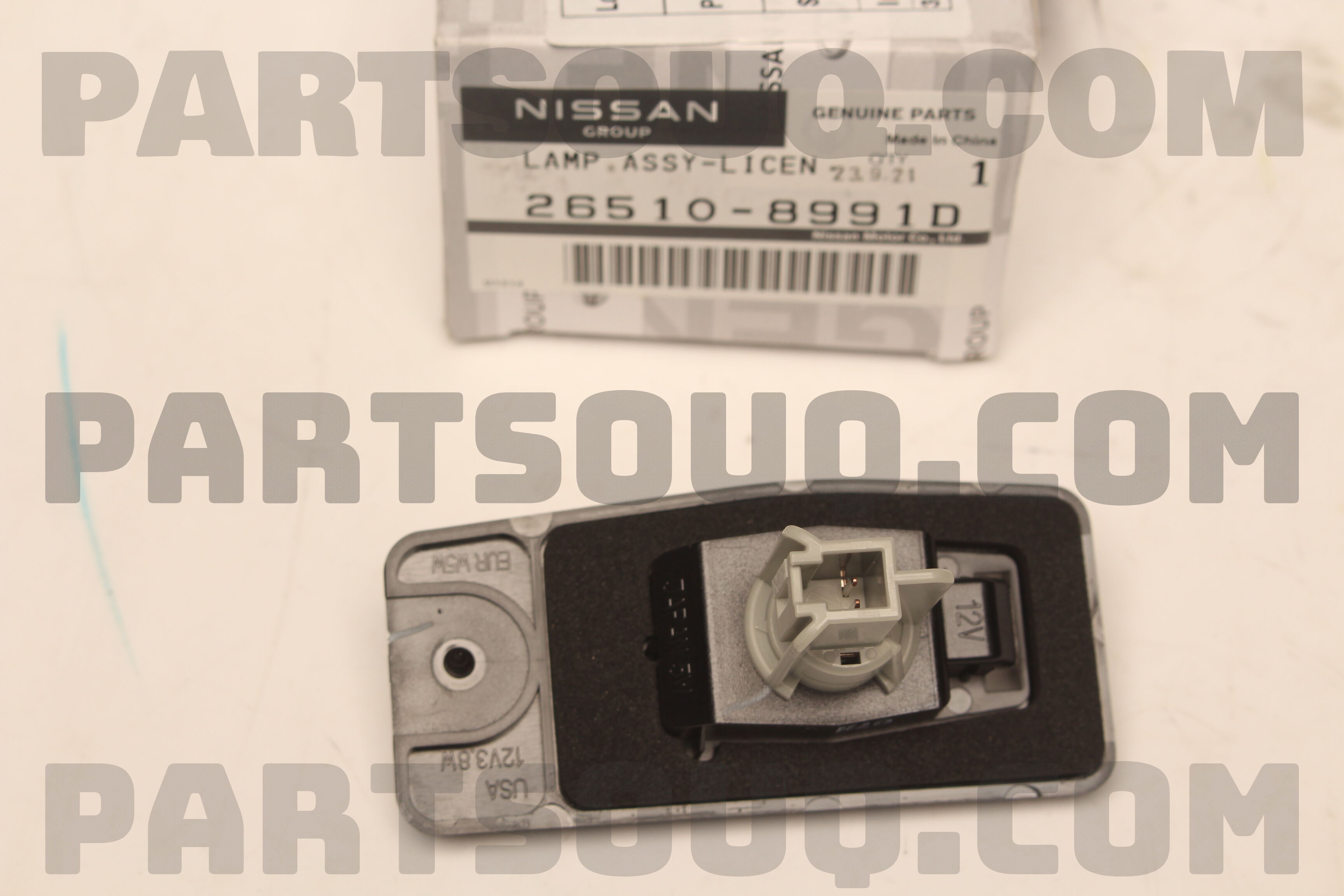 LICENSE PLATE LAMP ASSY 265108991D | Nissan Parts | PartSouq