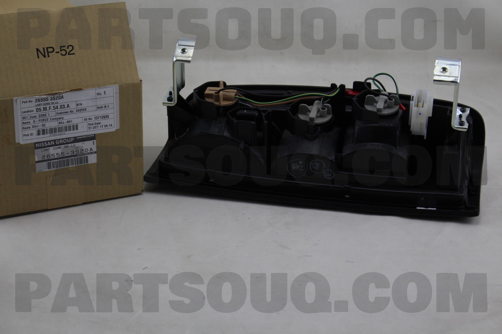 LAMP ASSY-REAR COMBINATION,LH 265553S20A | Nissan Parts | PartSouq