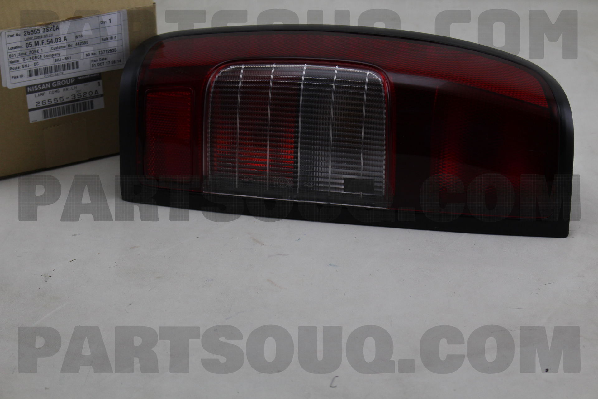 LAMP ASSY-REAR COMBINATION,LH 265553S20A | Nissan Parts | PartSouq