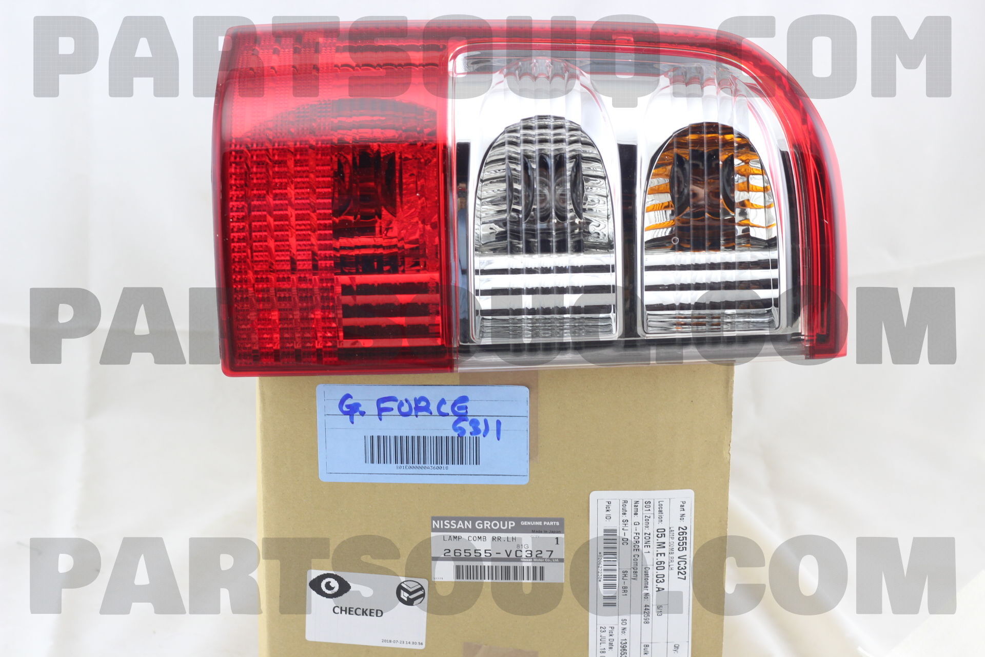 LAMP ASSY-REAR COMBINATION,LH 26555VC327 | Nissan Parts | PartSouq