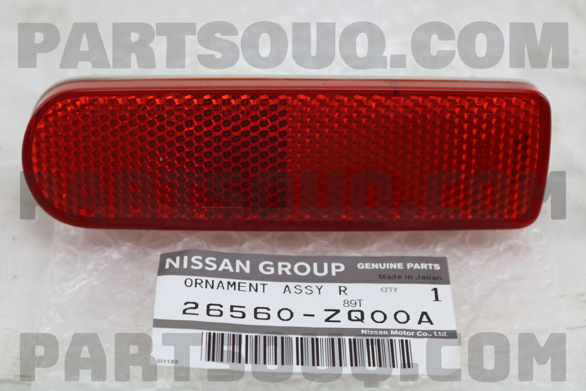 REFLEX REFLECTOR ASSY-RH 26560ZQ00A | Nissan Parts | PartSouq
