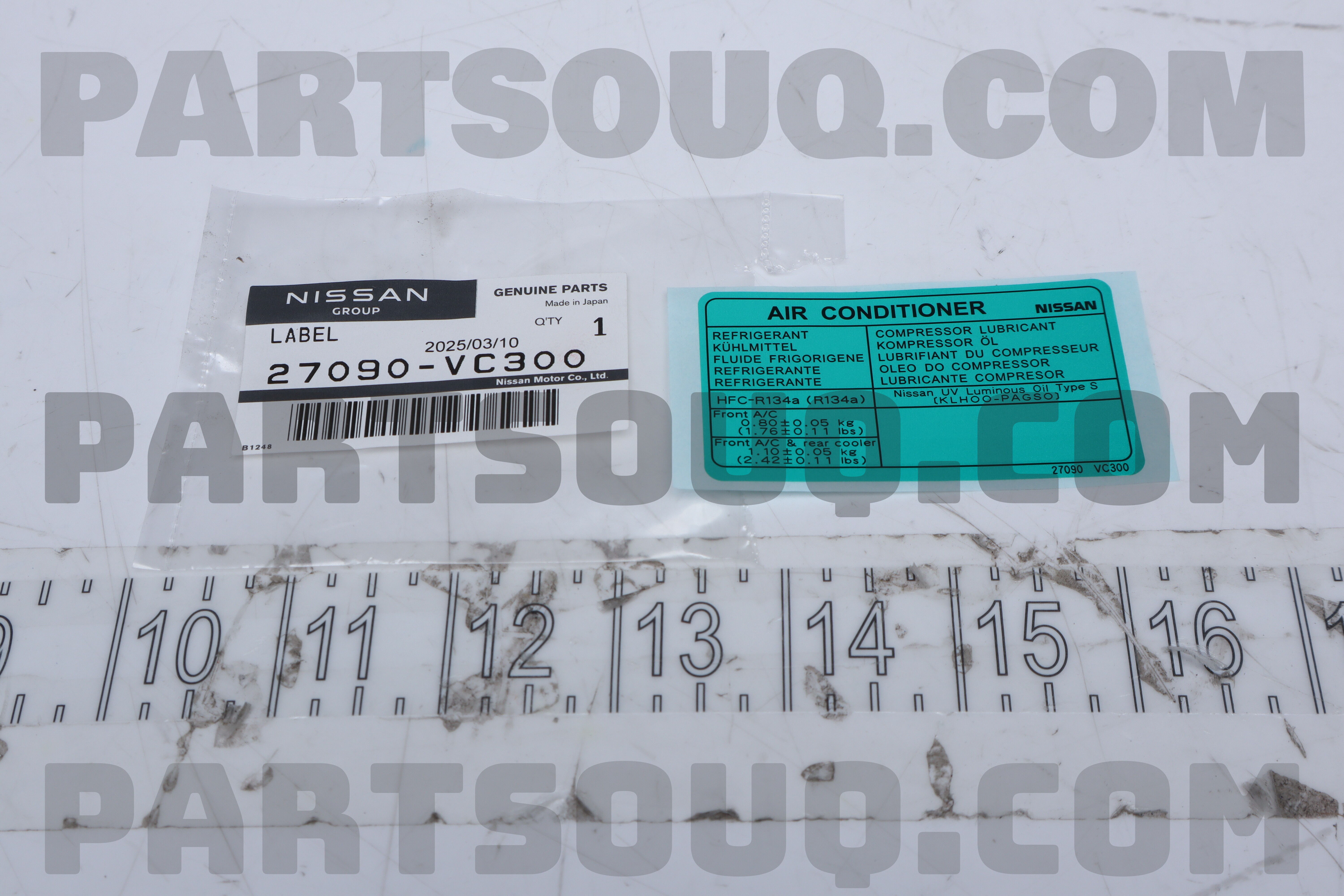 LABEL-CAUTION,AIR CONDITIONER 27090VC300 | Nissan Parts | PartSouq