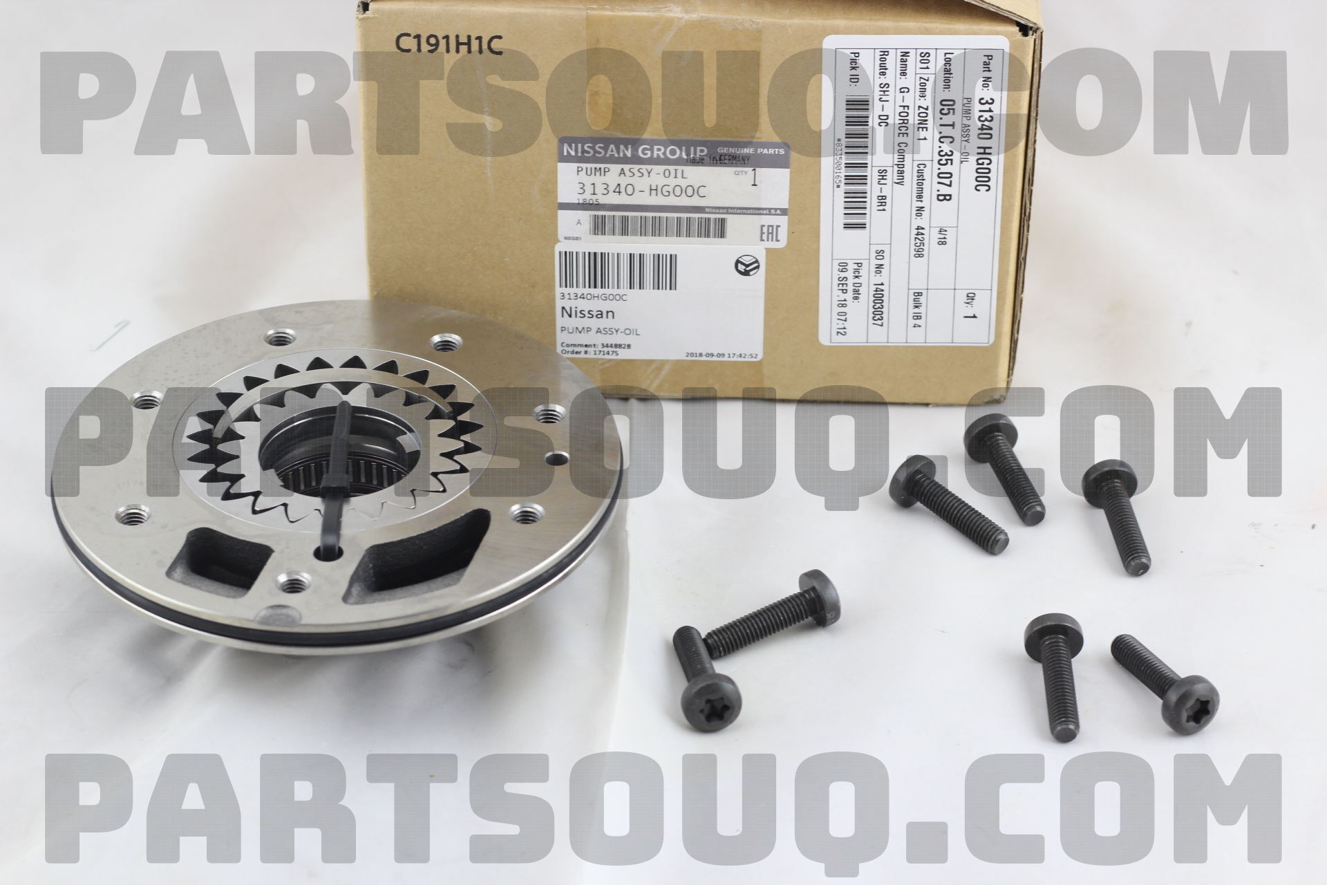 PUMP ASSY-OIL 31340HG00C | Nissan Parts | PartSouq