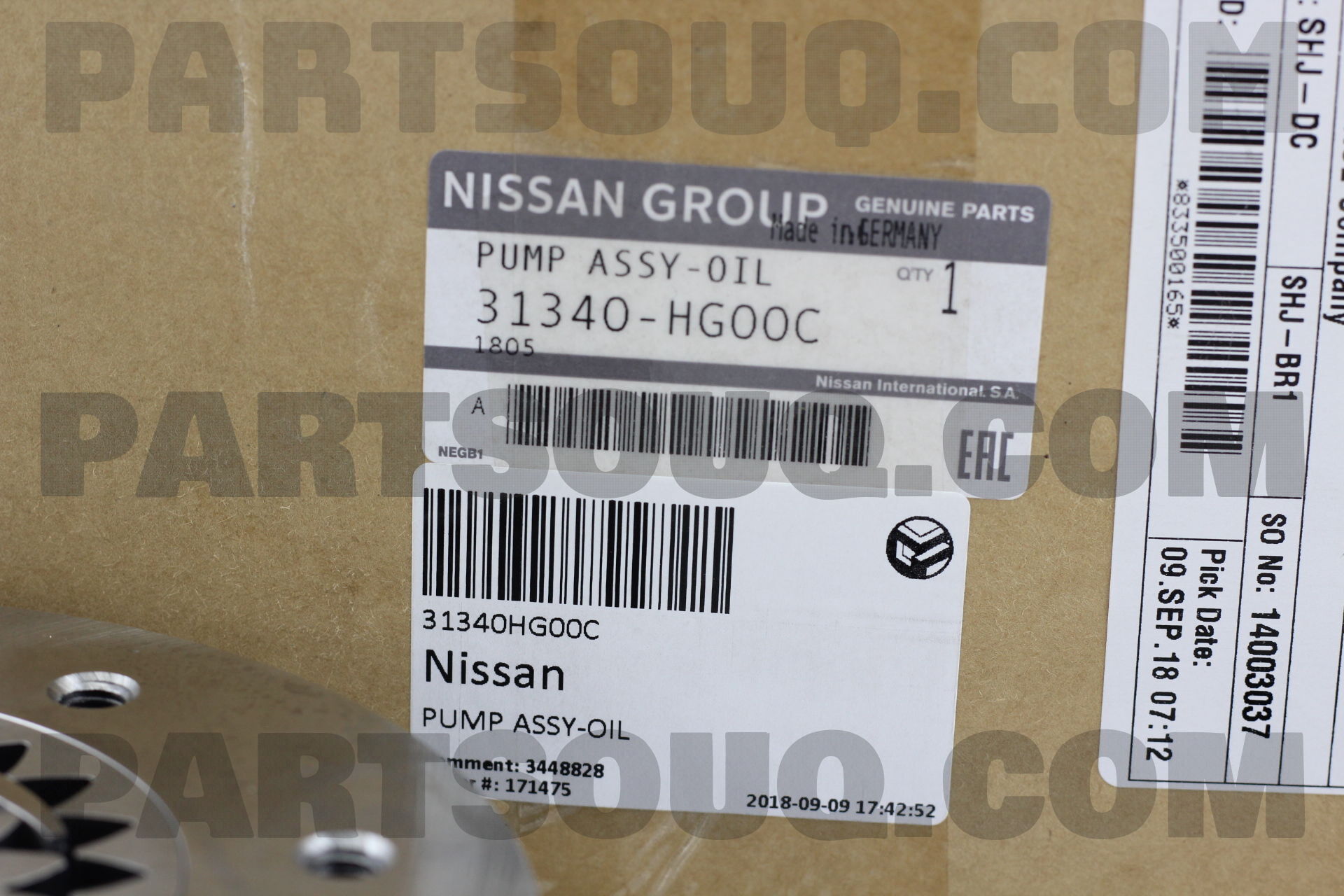 PUMP ASSY-OIL 31340HG00C | Nissan Parts | PartSouq