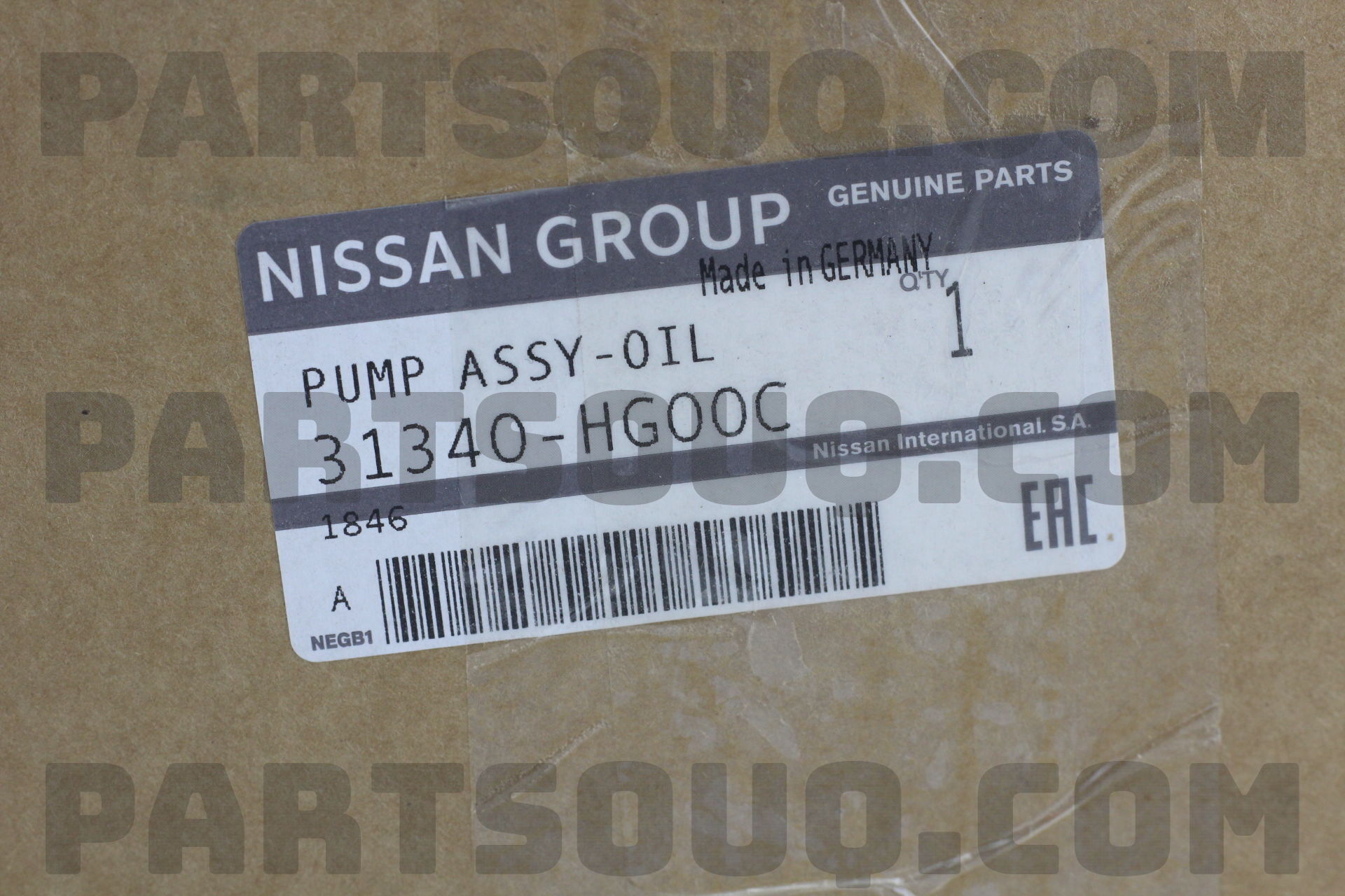 PUMP ASSY-OIL 31340HG00C | Nissan Parts | PartSouq