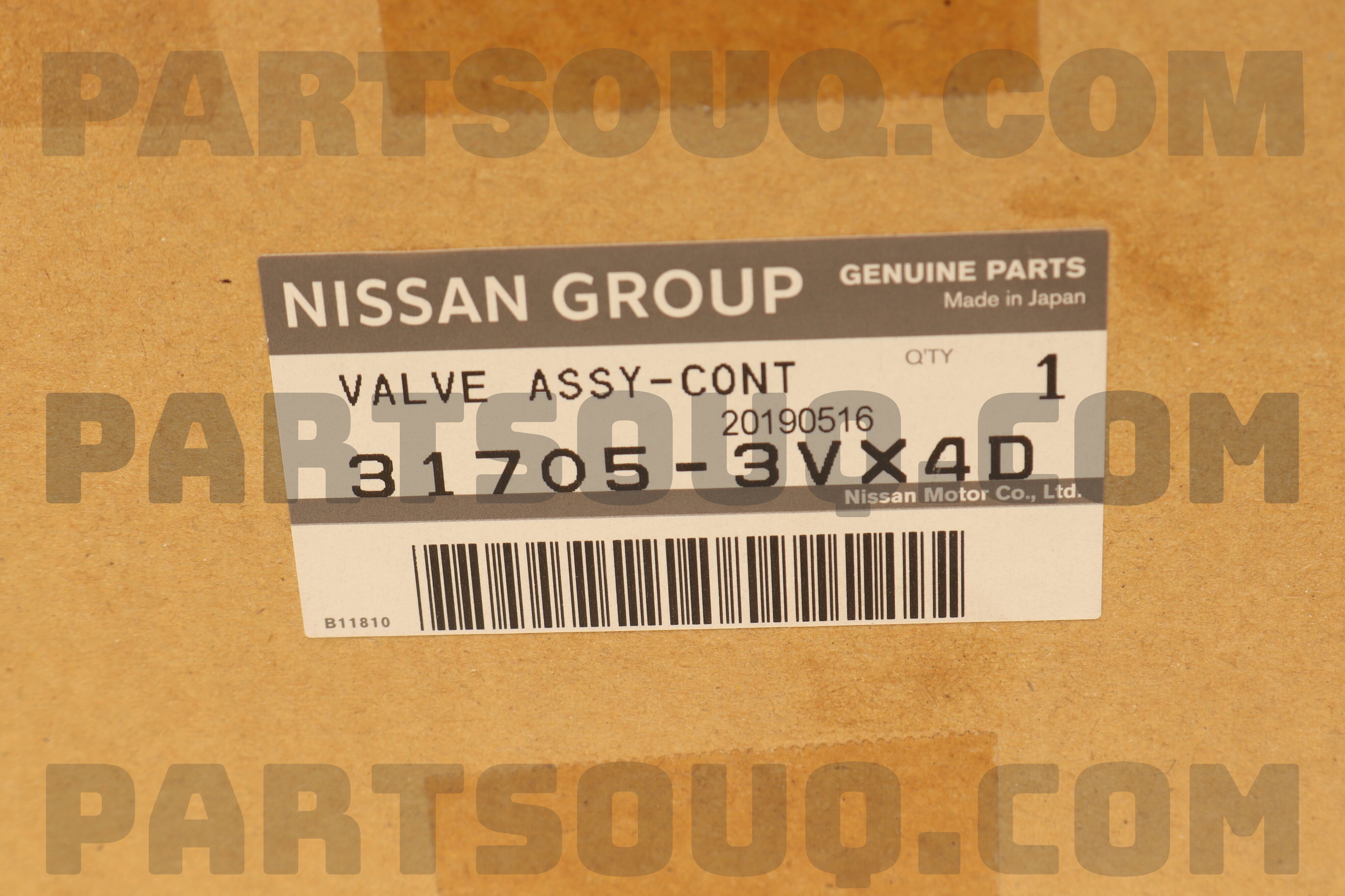 VALVE ASSY-CONT 317053VX4D | Nissan Parts | PartSouq