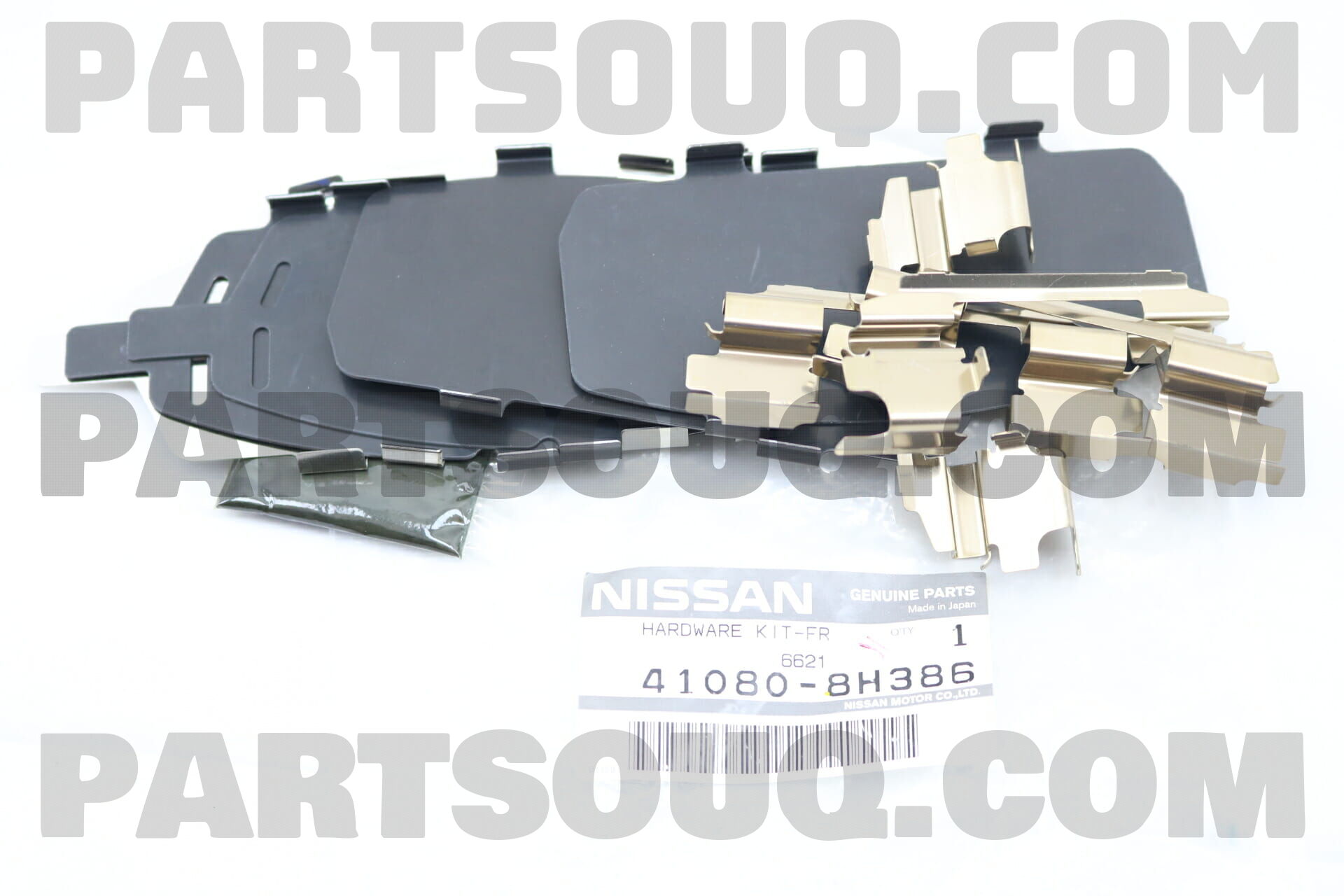 HARDWARE KIT-FRONT DISC BRAKE PAD 410808H386 | Nissan Parts | PartSouq