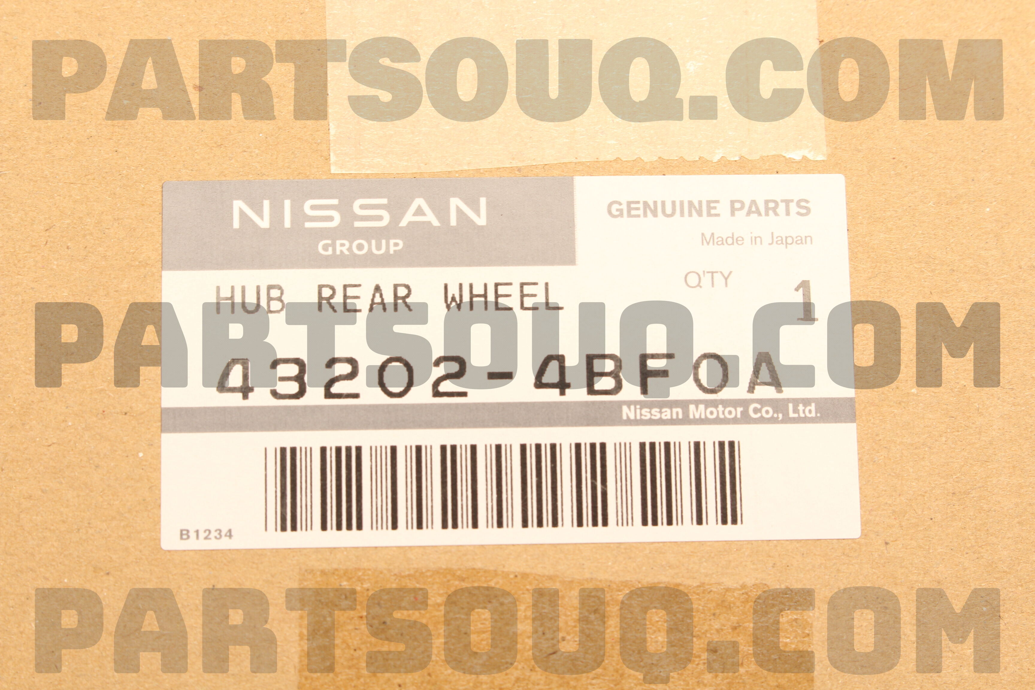 HUB REAR WHEEL 432024BF0A | Nissan Parts | PartSouq