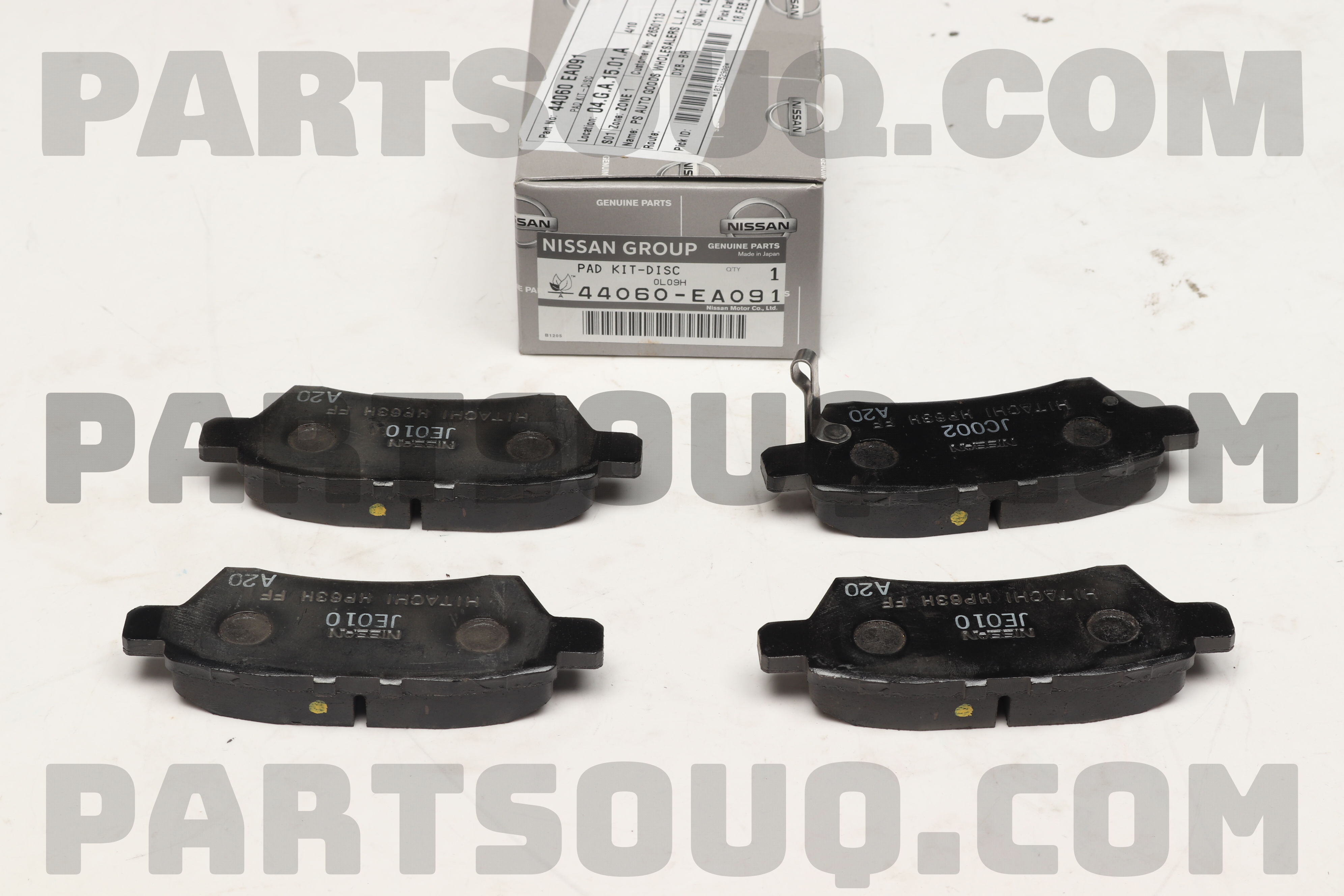 BRAKE PAD REAR NI 44060-EA091,44060-EB325 PATHFINDER 200501-201411 ...