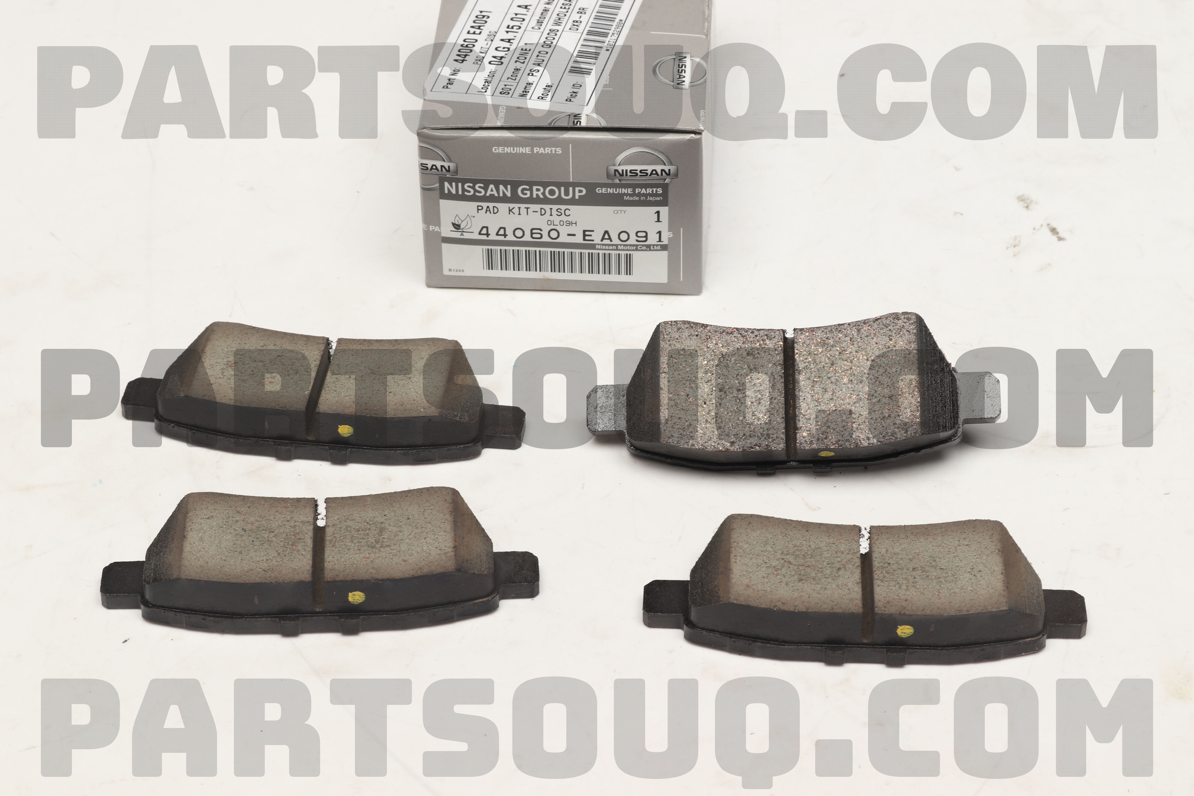 BRAKE PAD REAR NI 44060-EA091,44060-EB325 PATHFINDER 200501-201411 ...