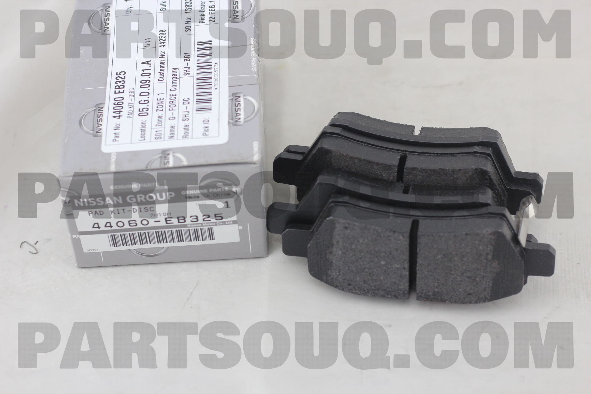 PAD KIT-DISC BRAKE 44060EB325 | Nissan Parts | PartSouq