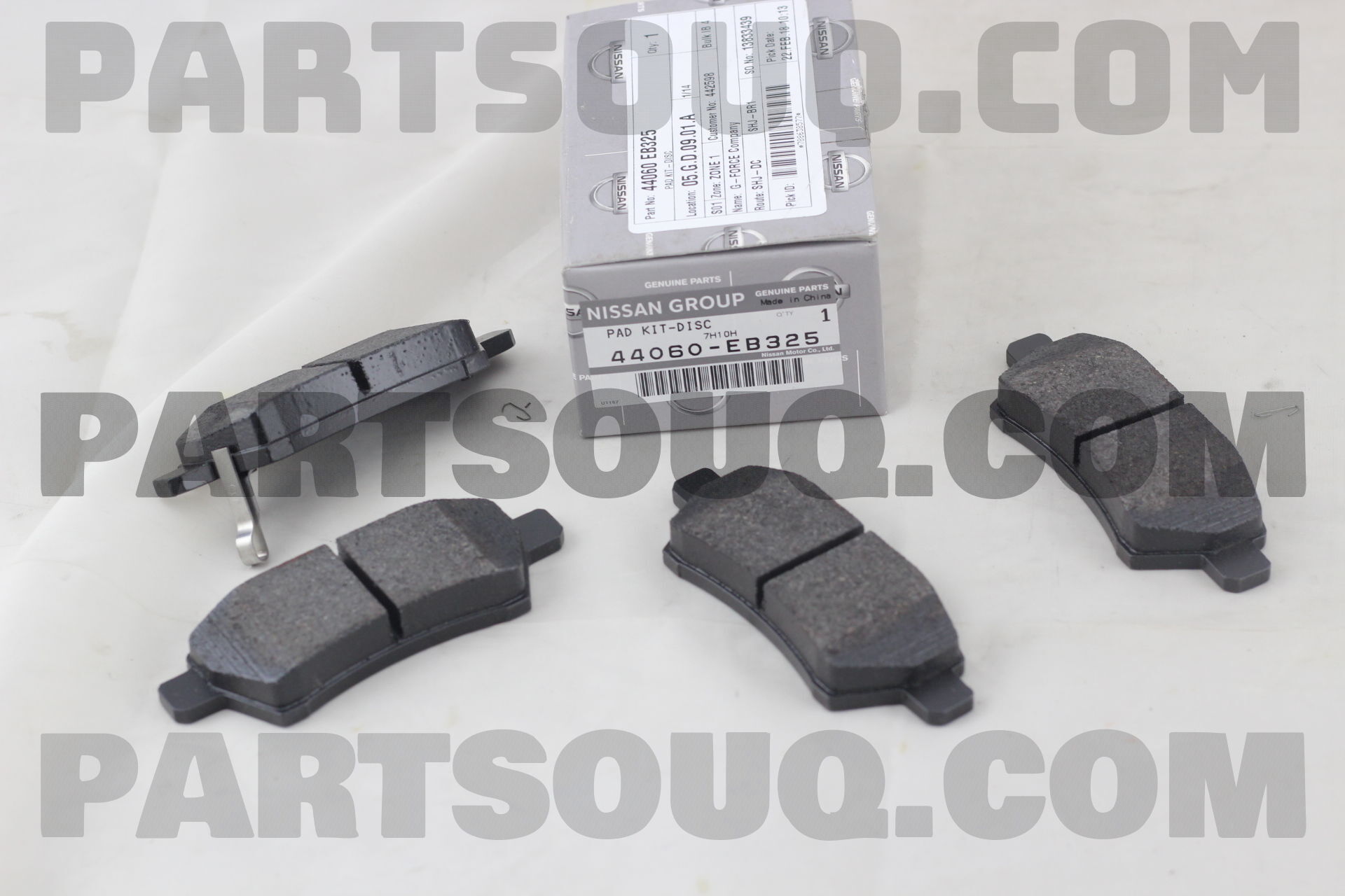 PAD KIT-DISC BRAKE 44060EB325 | Nissan Parts | PartSouq
