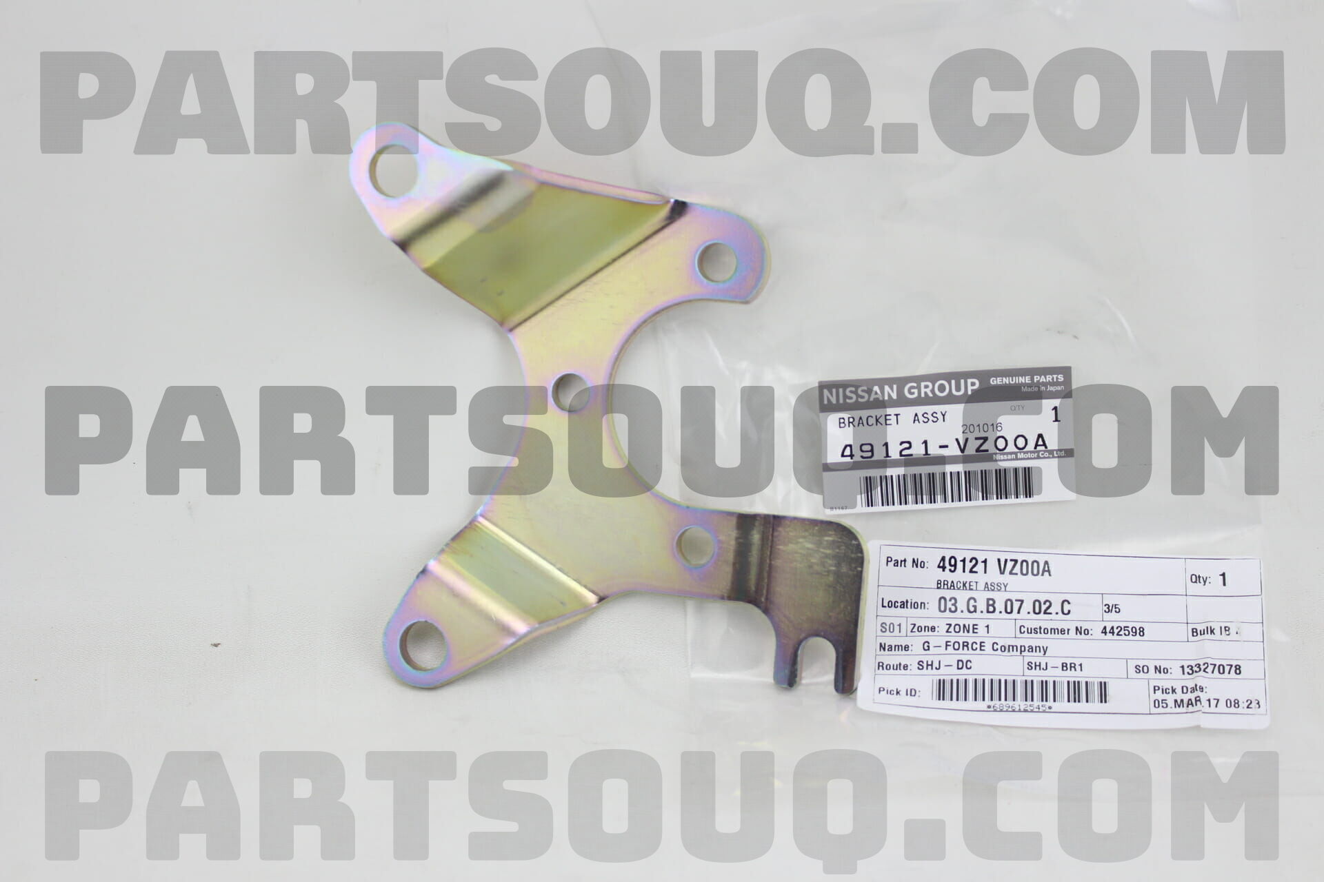 BRACKET ASSY-POWER STEERING PUMP 49121VZ00A | Nissan Parts | PartSouq