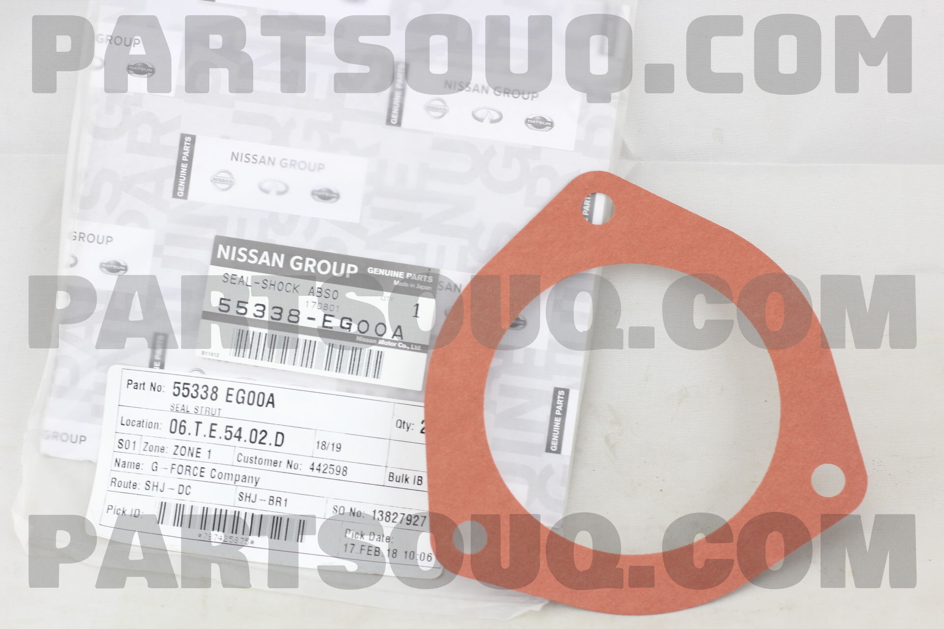 SEAL-SHOCK ABSORBER MOUNTING 55338EG00A | Nissan Parts | PartSouq