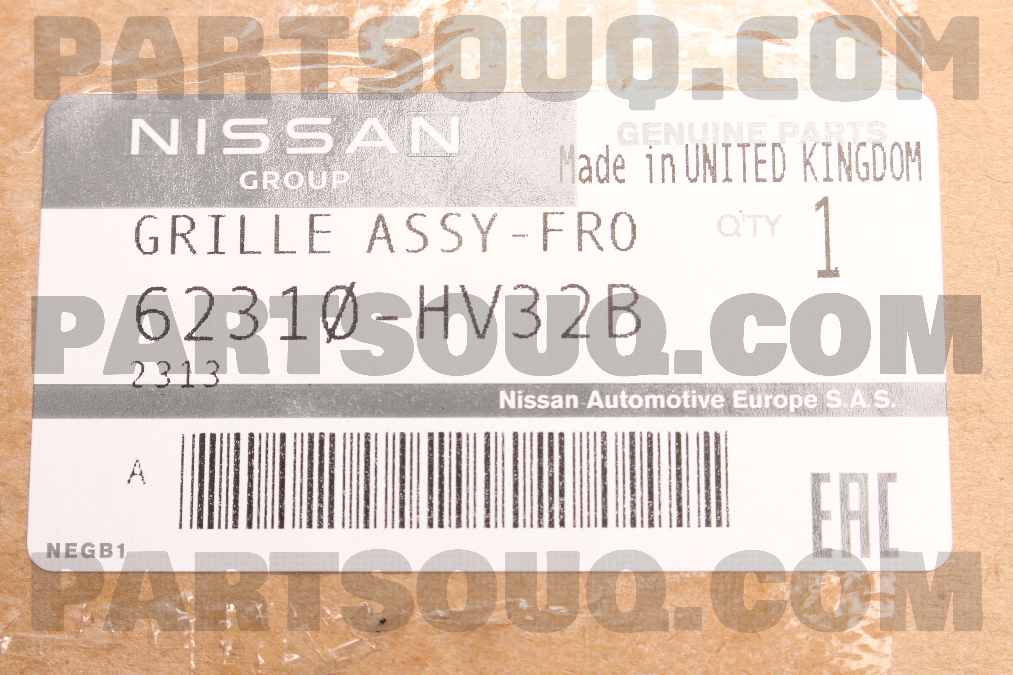 GRILLE ASSY-FRO 62310HV32B | Nissan Parts | PartSouq